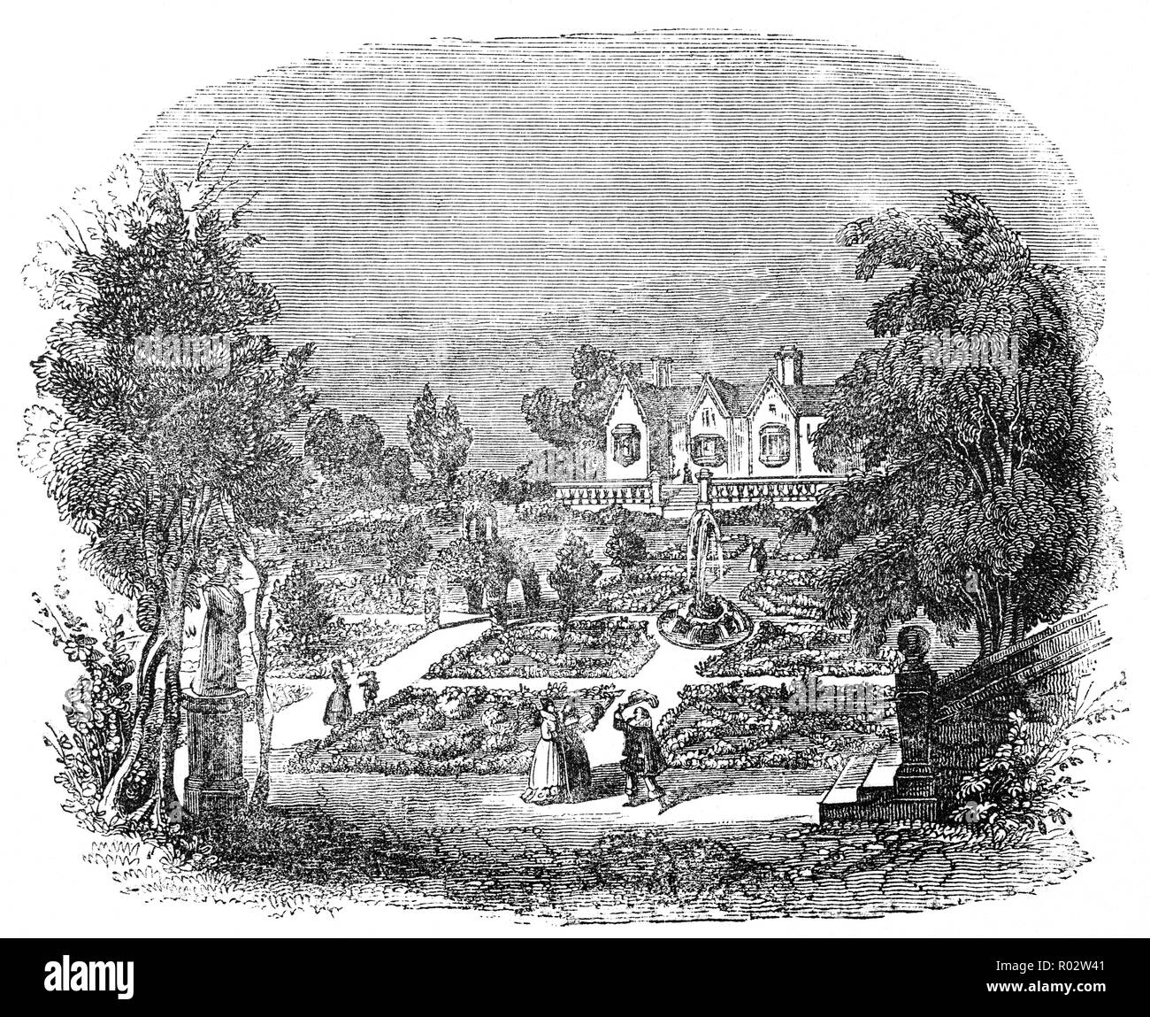 Leaves in picture frame Black and White Stock Photos & Images - Alamy