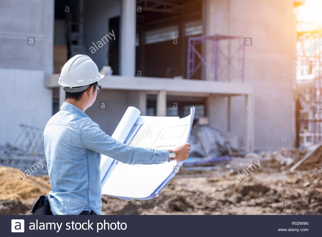 Civil Engineer Drawing High Resolution Stock Photography and Images - Alamy