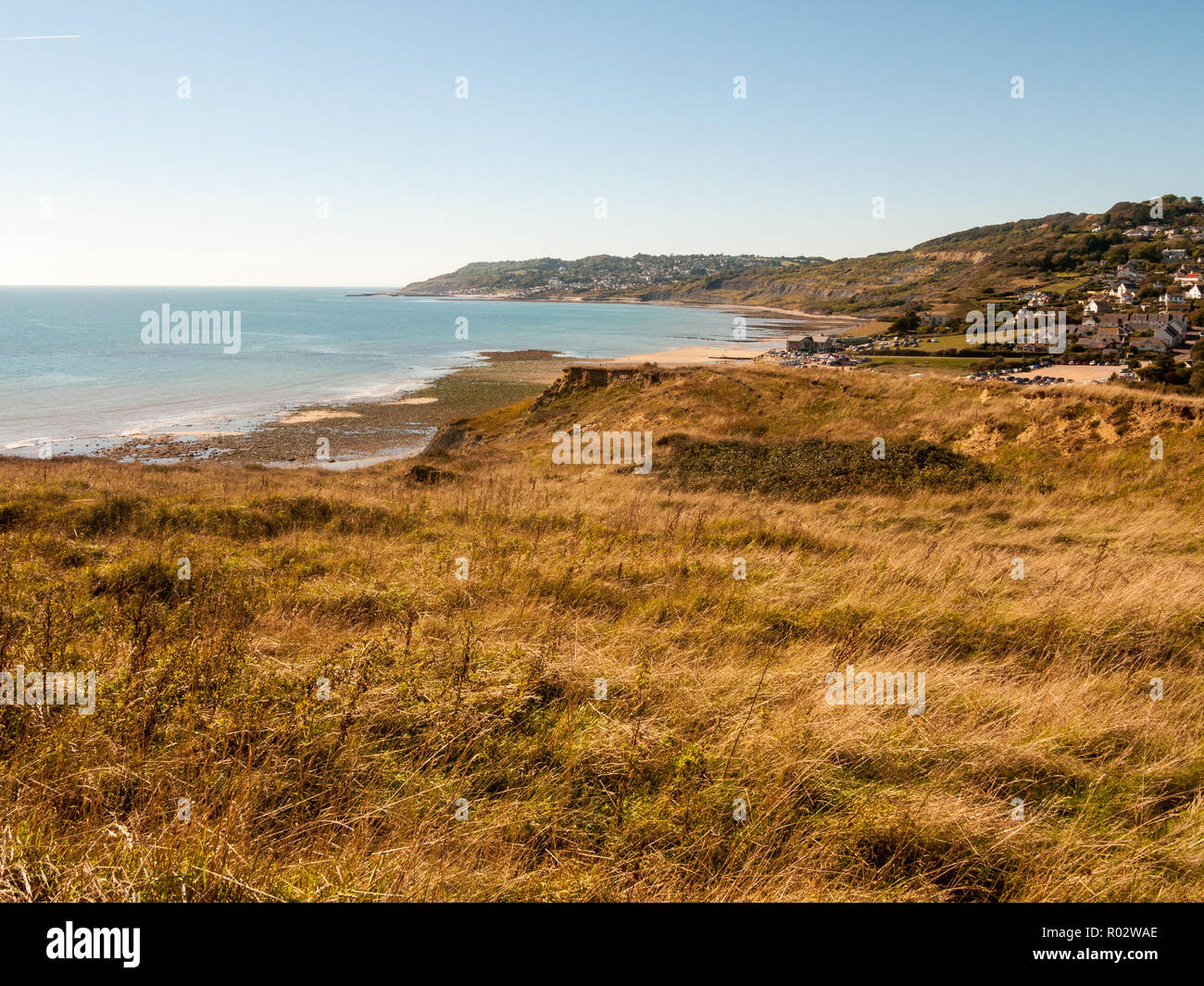 jurassic coast Charmouth dorset cliffs rocks landscape nature tourist ...