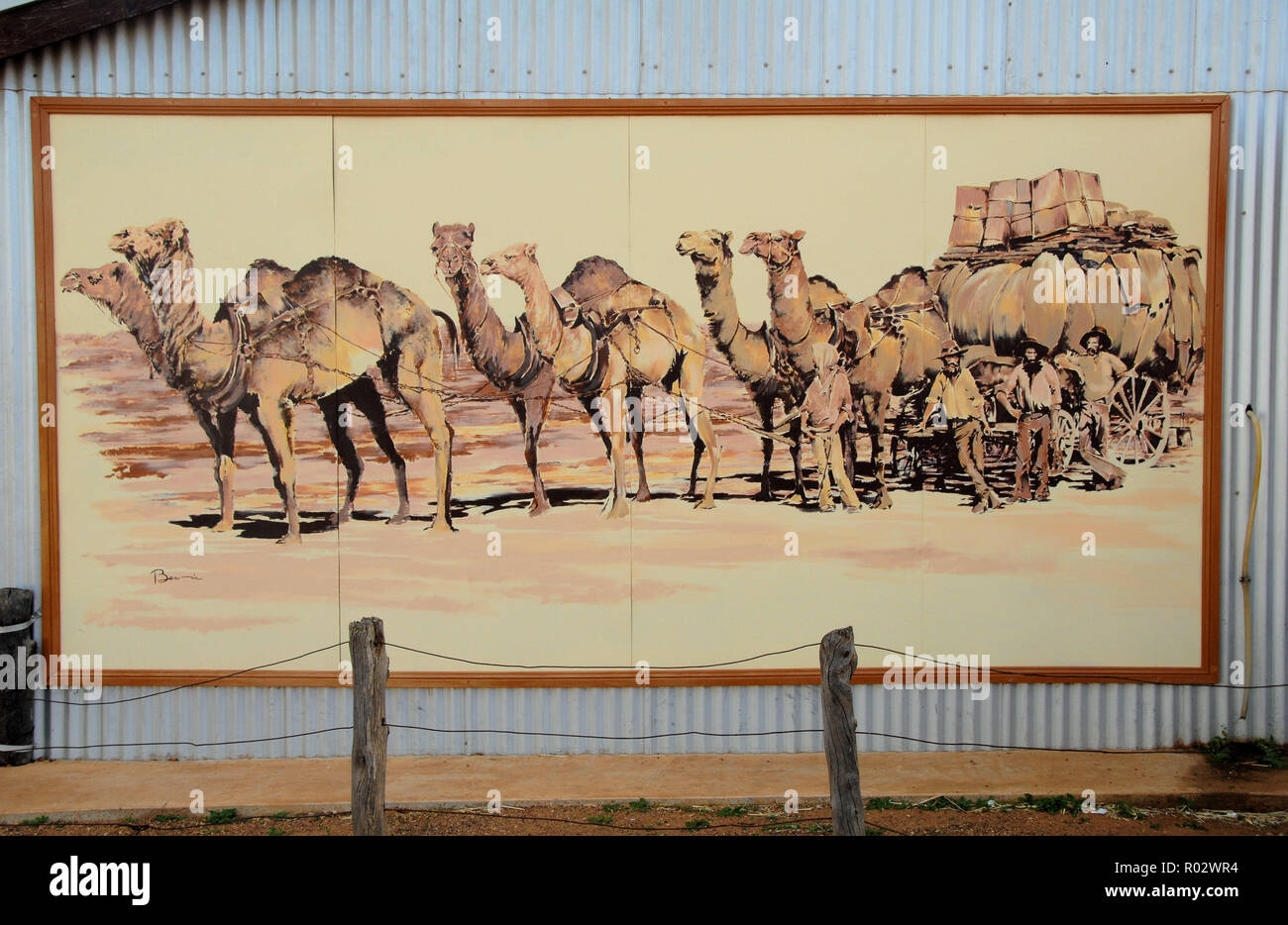 Camel mural hi-res stock photography and images - Alamy