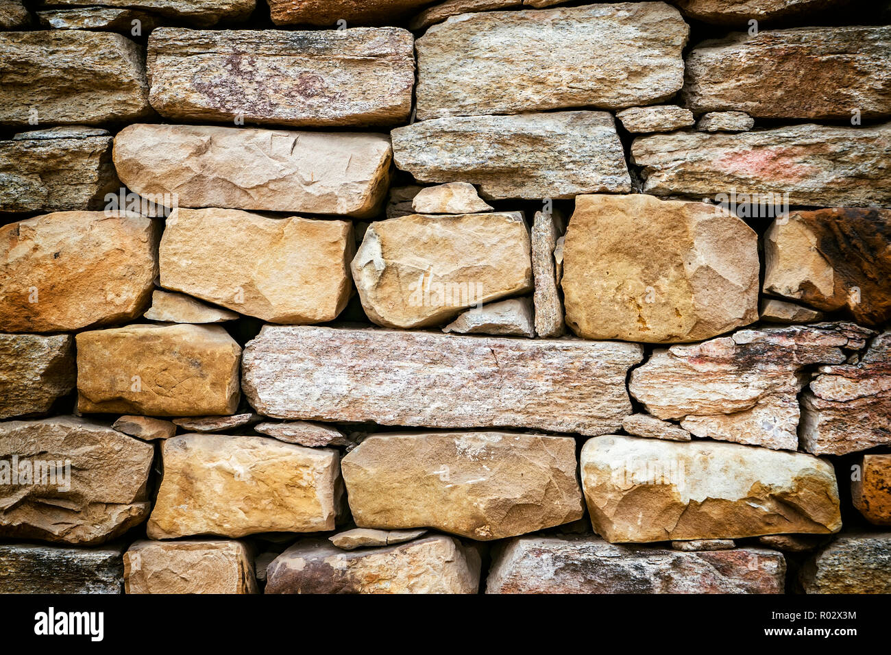 rustic rock wall texture Stock Photo - Alamy