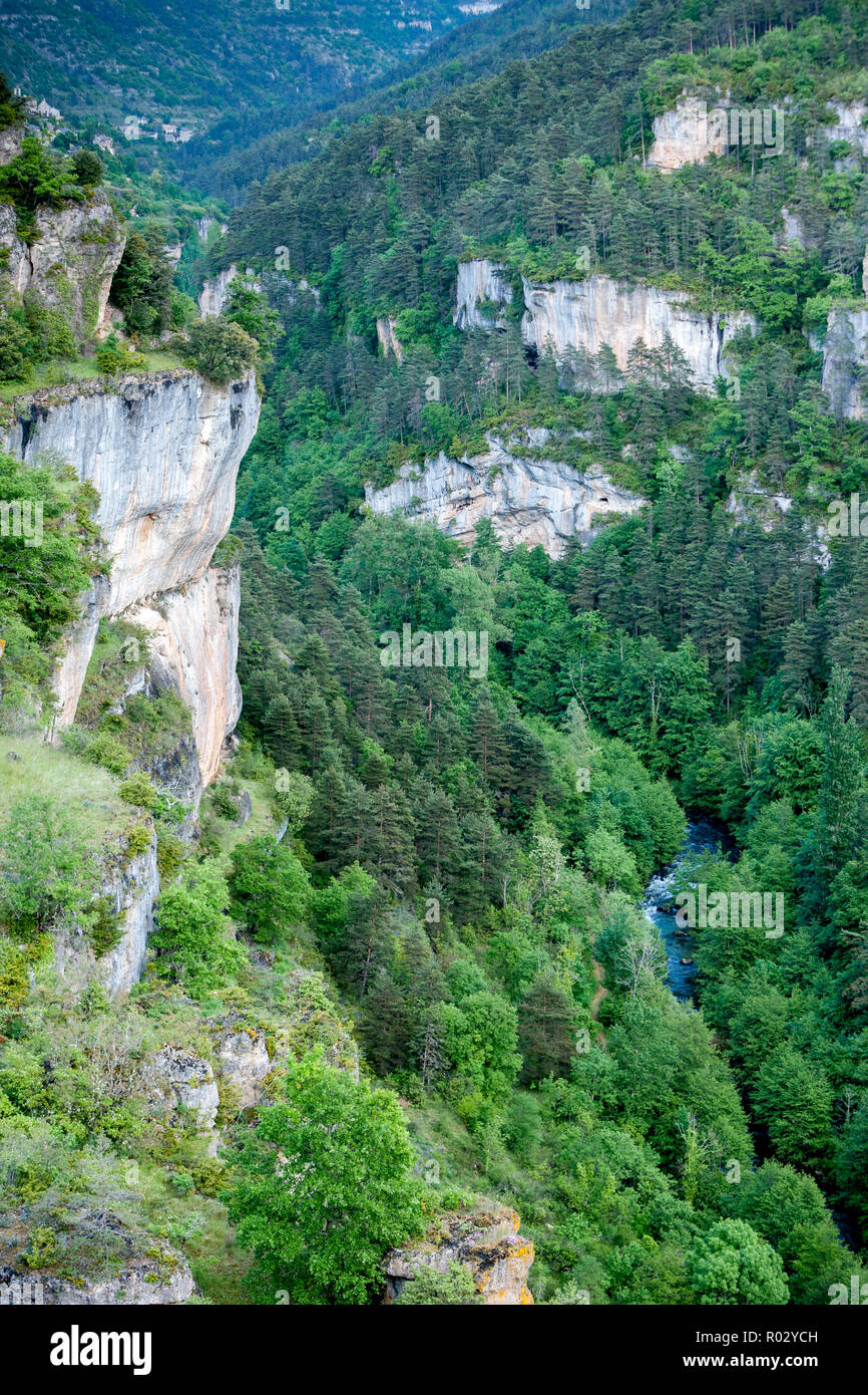 Scenic view gorges du hi-res stock photography and images - Alamy