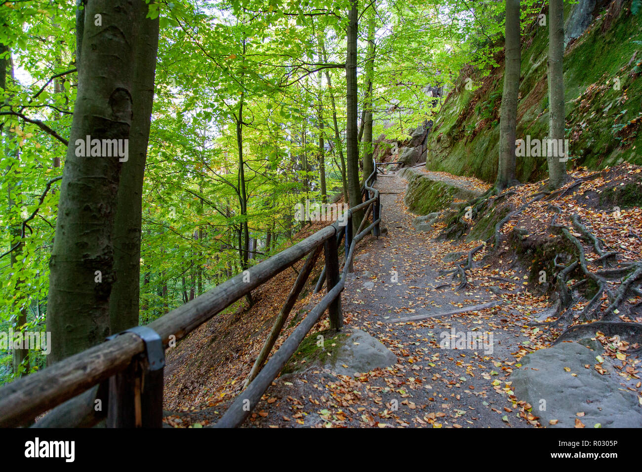 Skalni hrad Pantheon - Vranov, Mala Skala, Cesky raj, Ceska republika ...