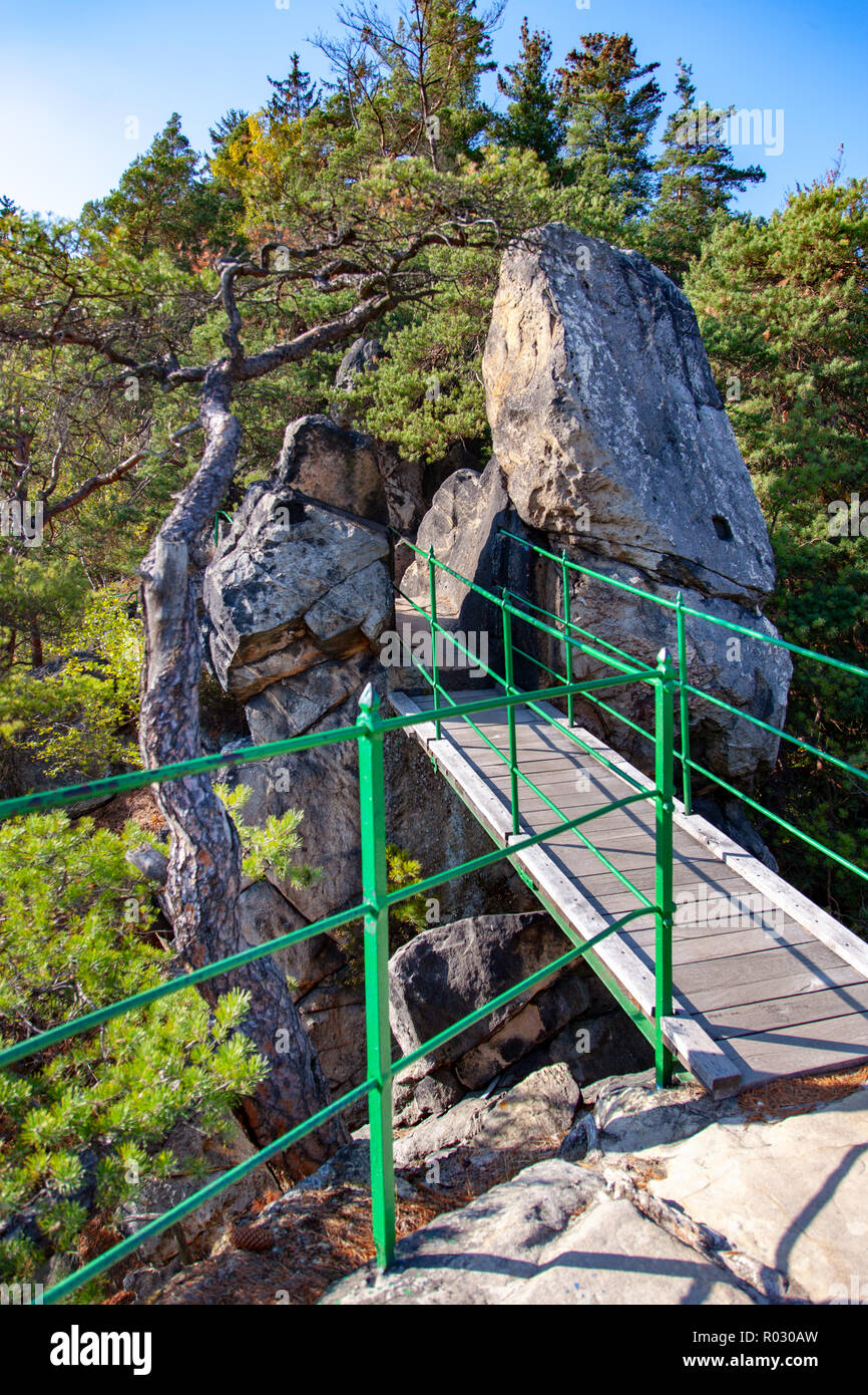 Vyhlídka Zahrádka, Skalni hrad Pantheon - Vranov, Mala Skala, Cesky raj ...