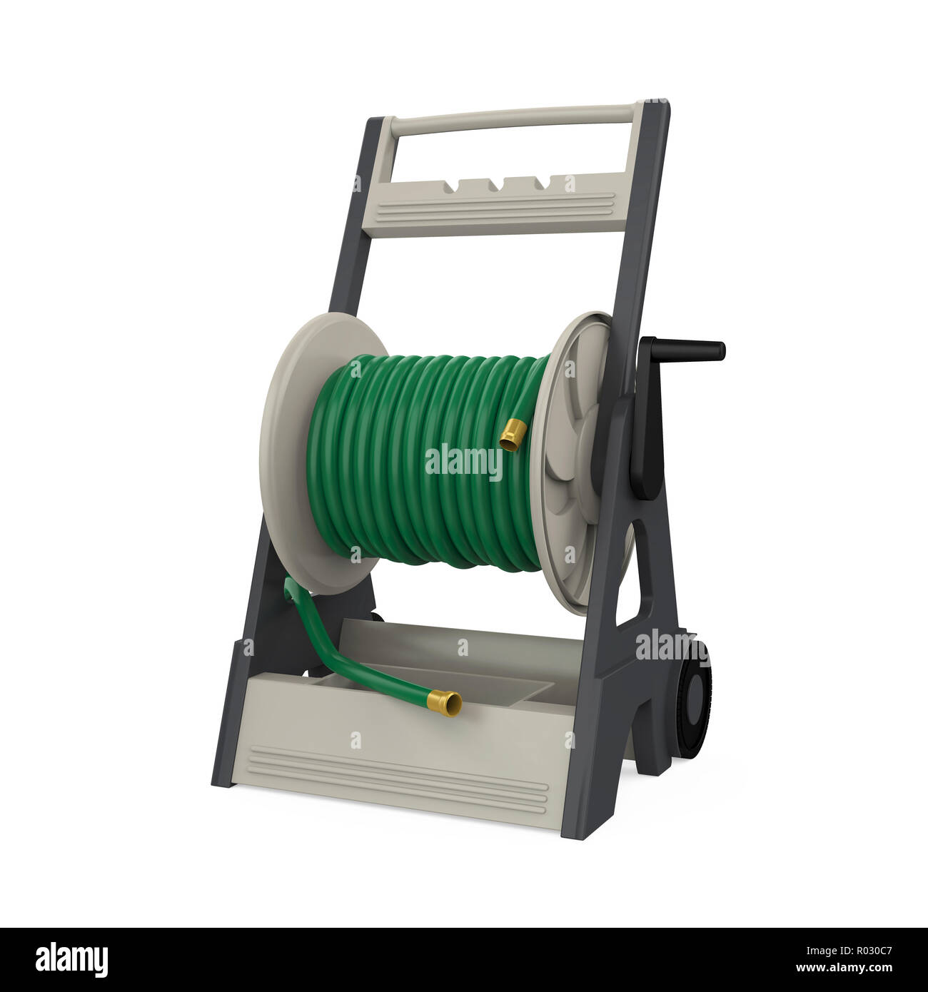 Green grass water hose Cut Out Stock Images & Pictures - Alamy