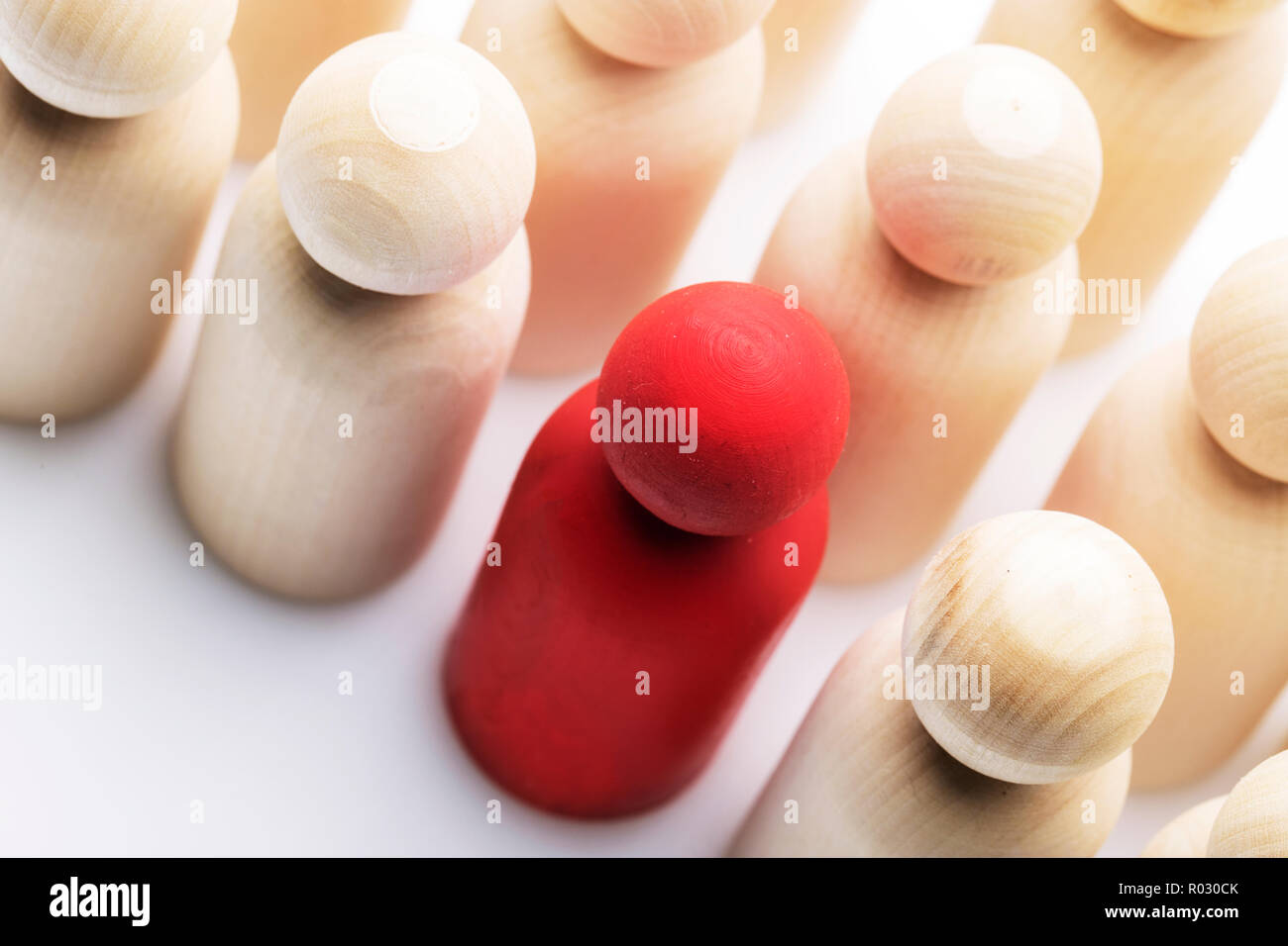 Wooden Figures of people Stock Photo - Alamy