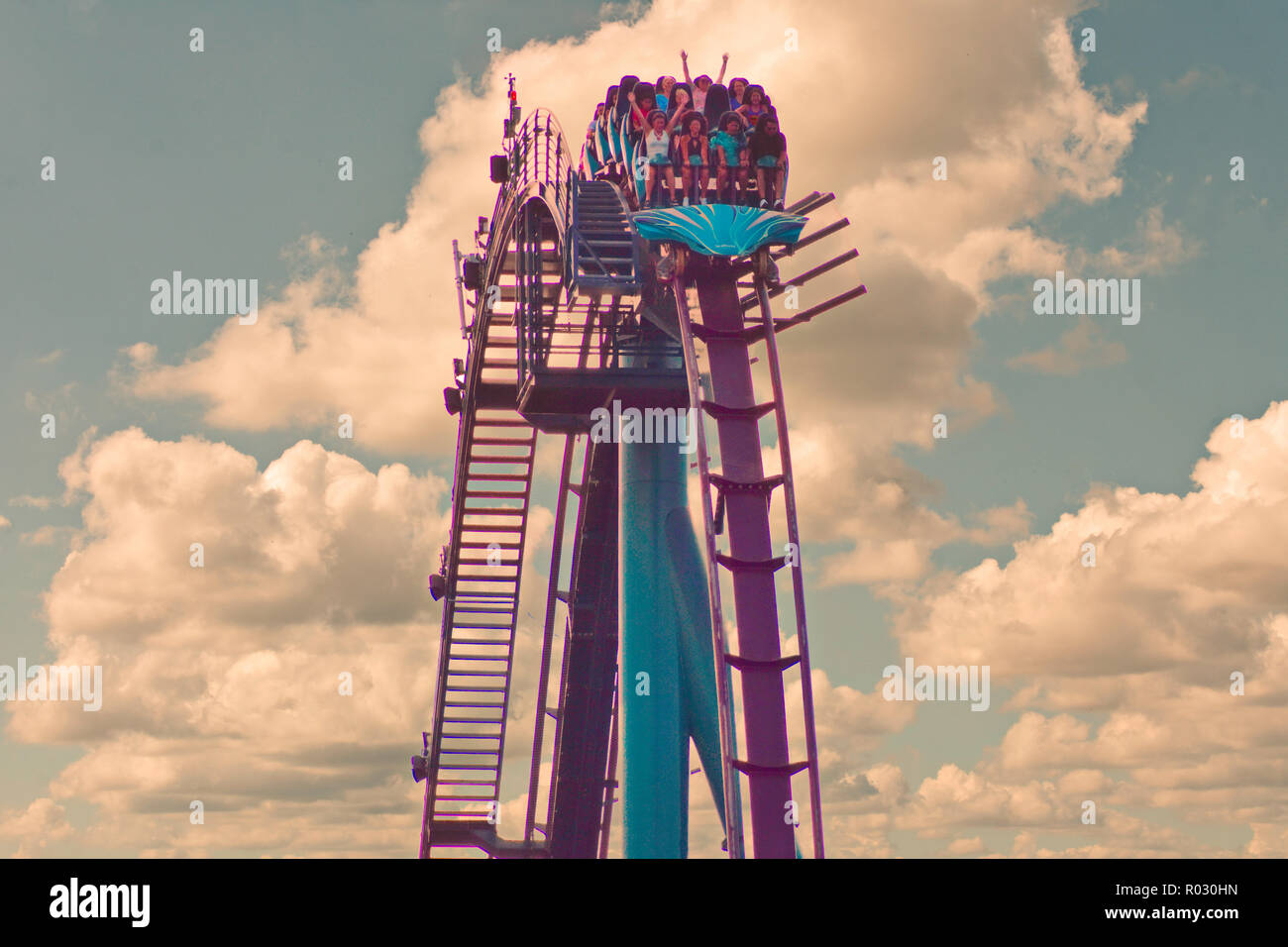 Theme park new top view hi-res stock photography and images - Alamy