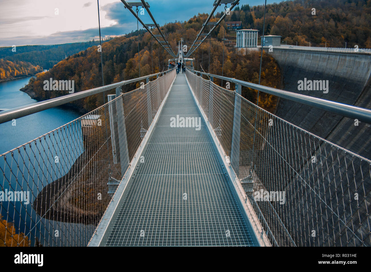 Titan RT suspension bridge in Harz Mountains National Park, Germany ...