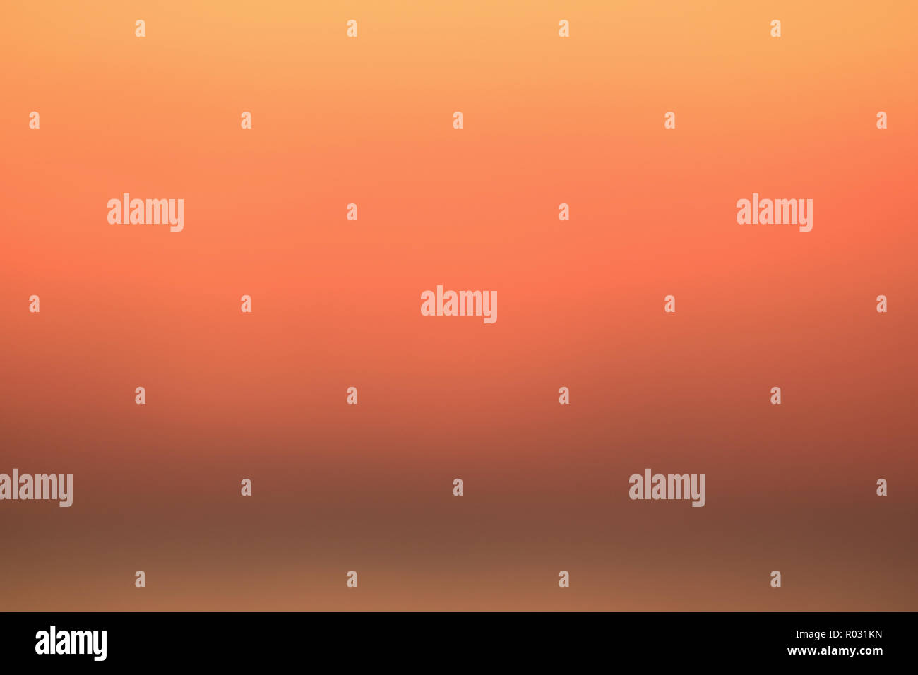 Orange color gradation of the sunrise sky in Thailand, for background ...