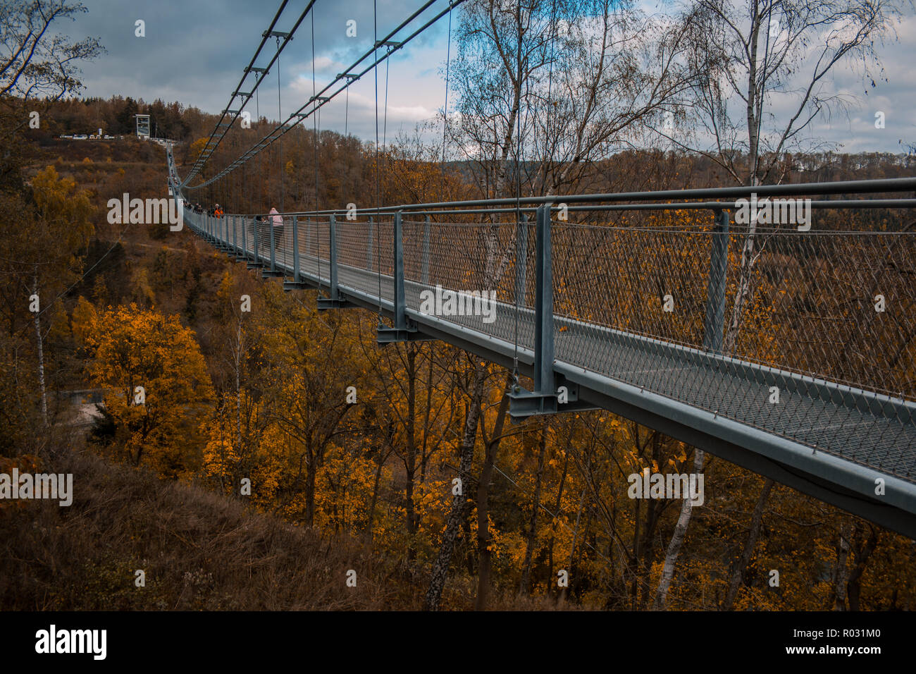 Titan RT suspension bridge in Harz Mountains National Park, Germany ...
