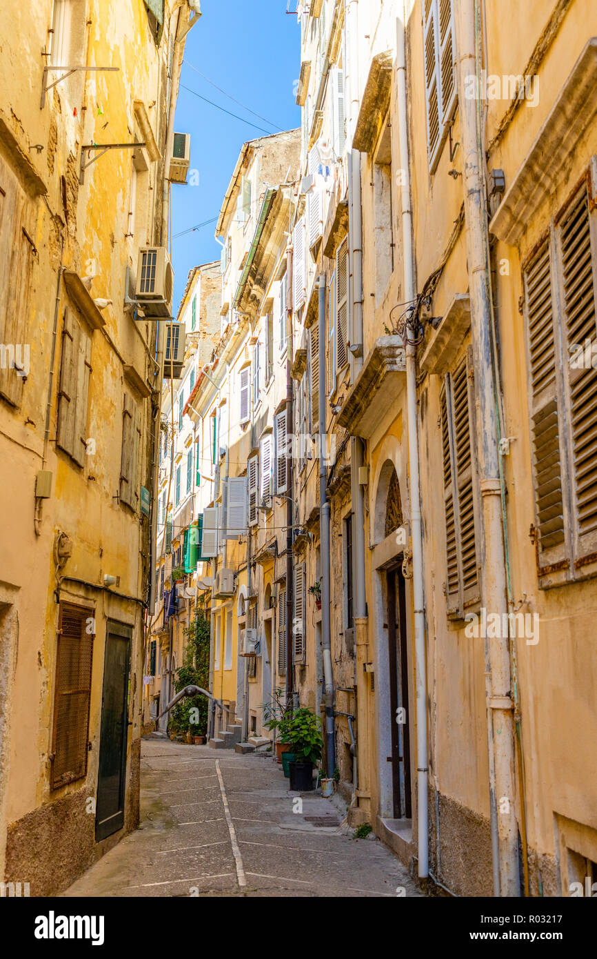Corfu town stone building corfu hi-res stock photography and images - Alamy