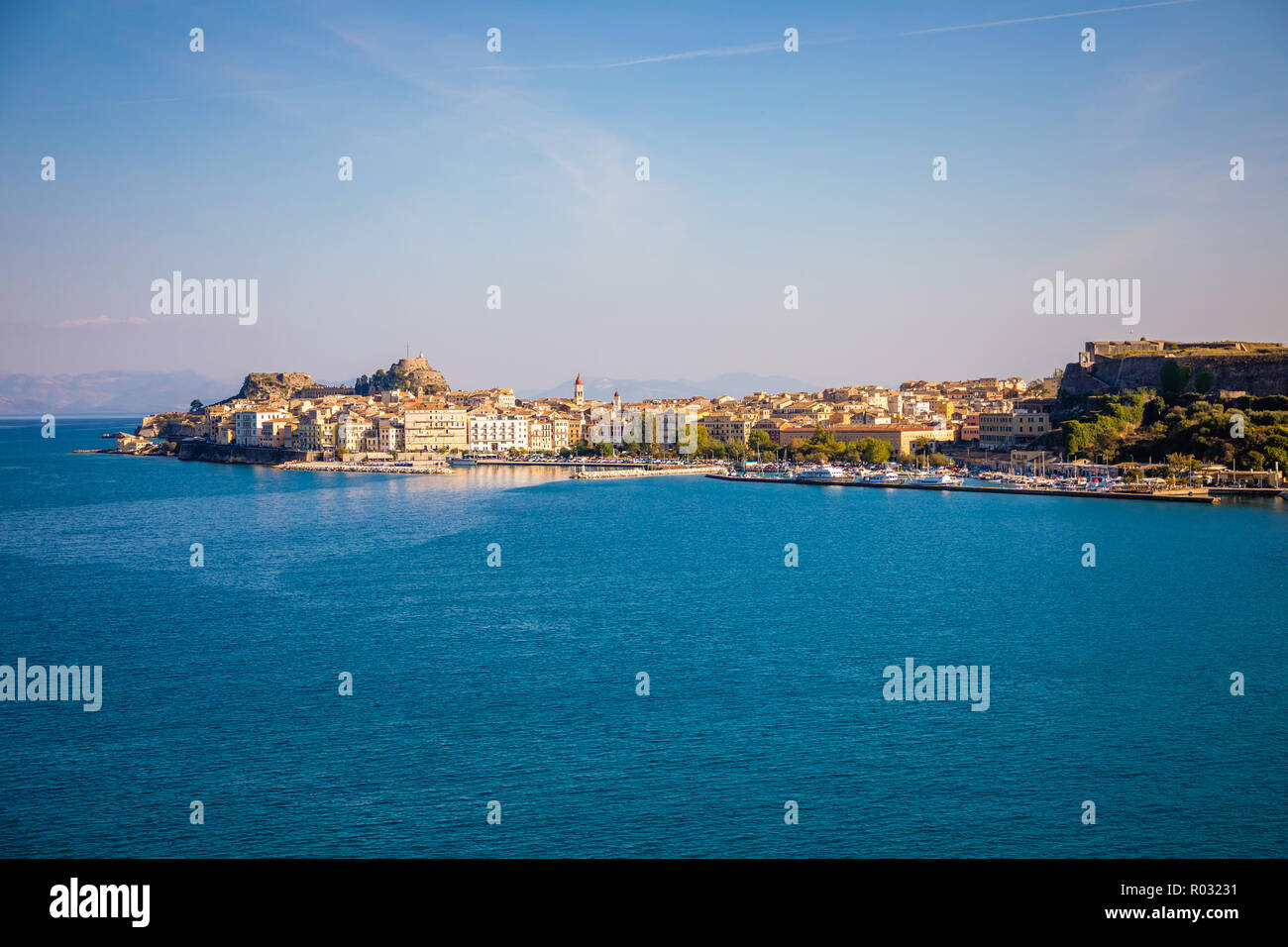 Corfu city aerial view hi-res stock photography and images - Alamy