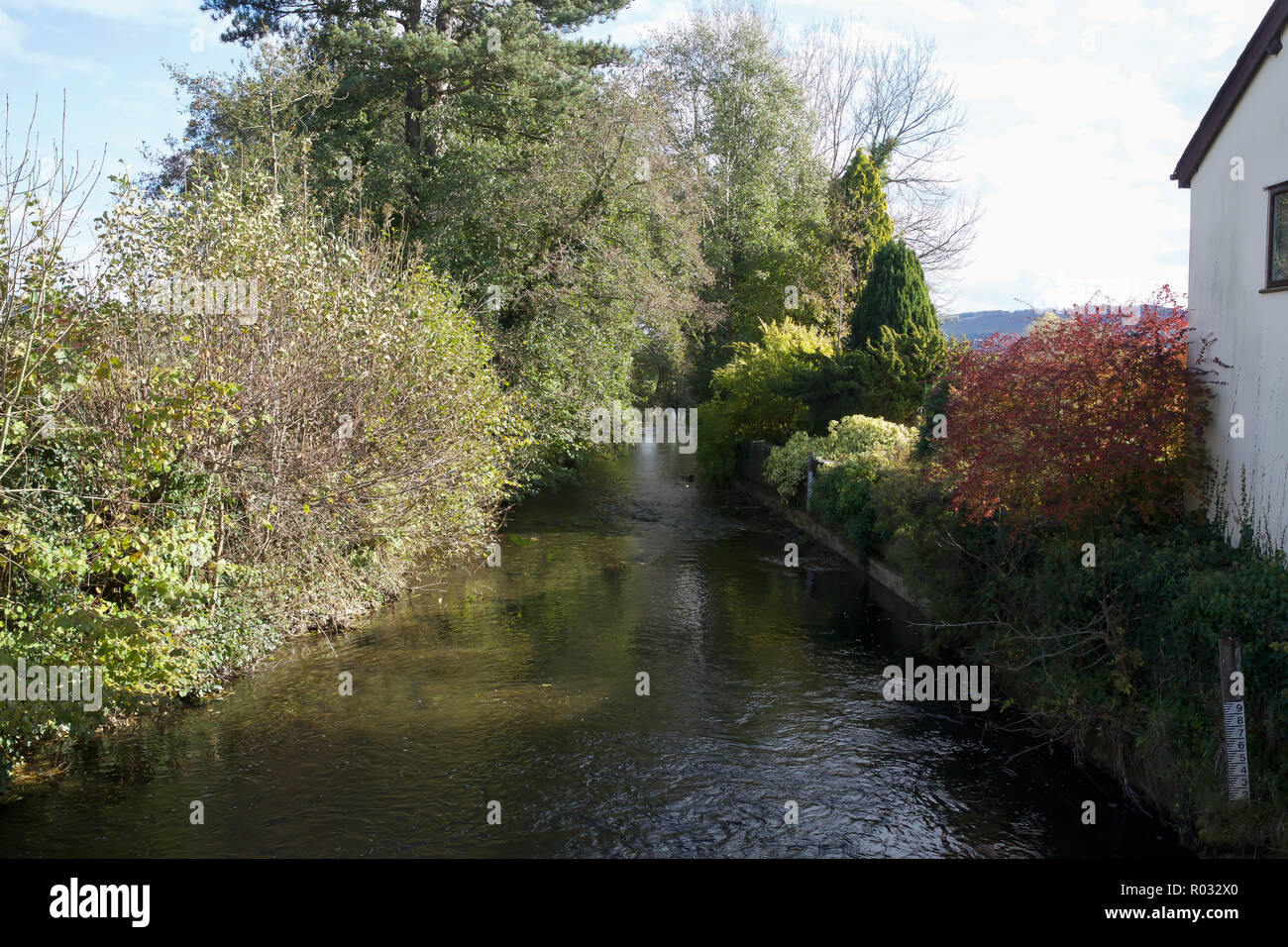 A River in Clun, Shropshire,UK Stock Photo - Alamy
