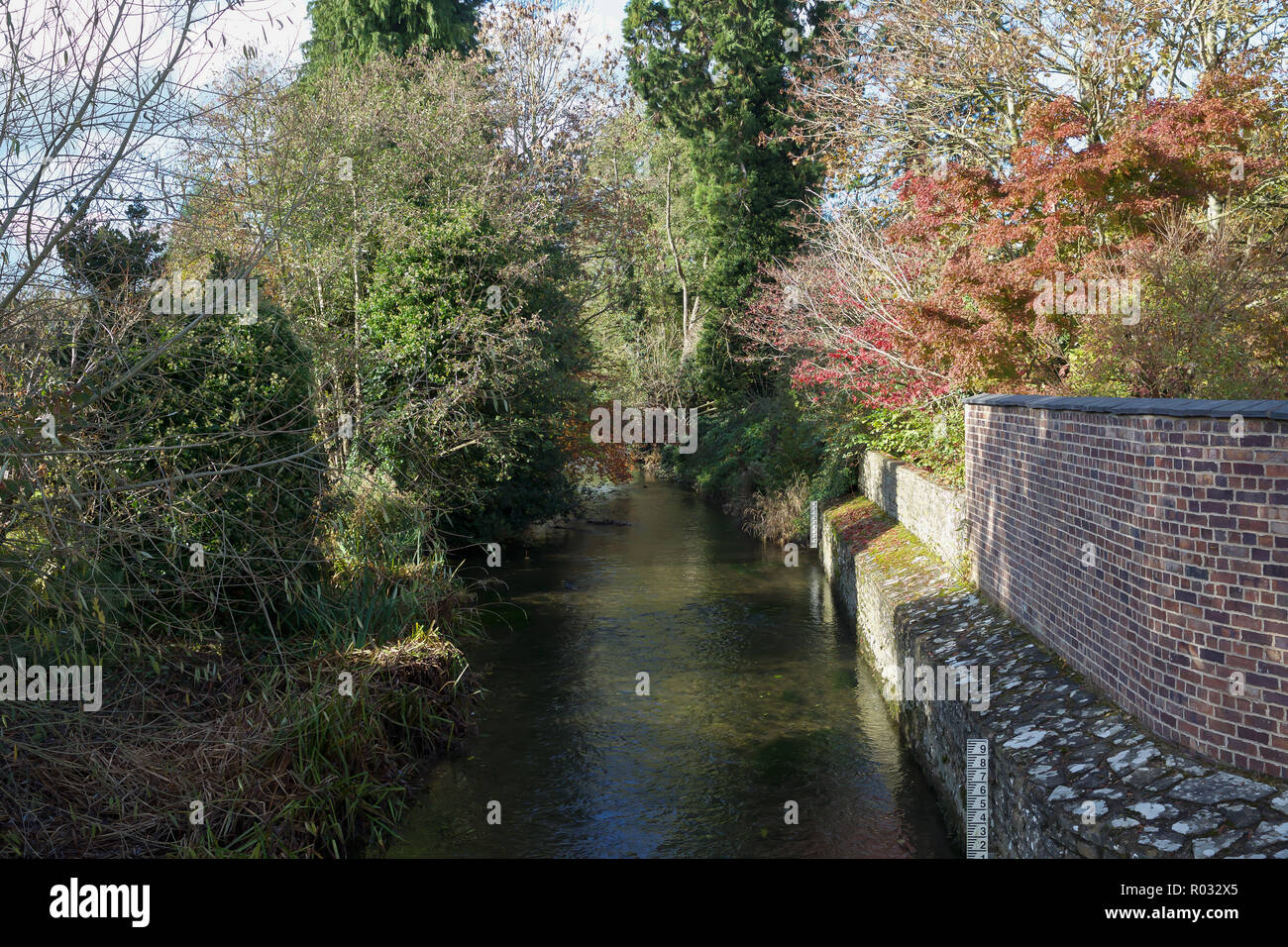 A River in Clun, Shropshire,UK Stock Photo - Alamy