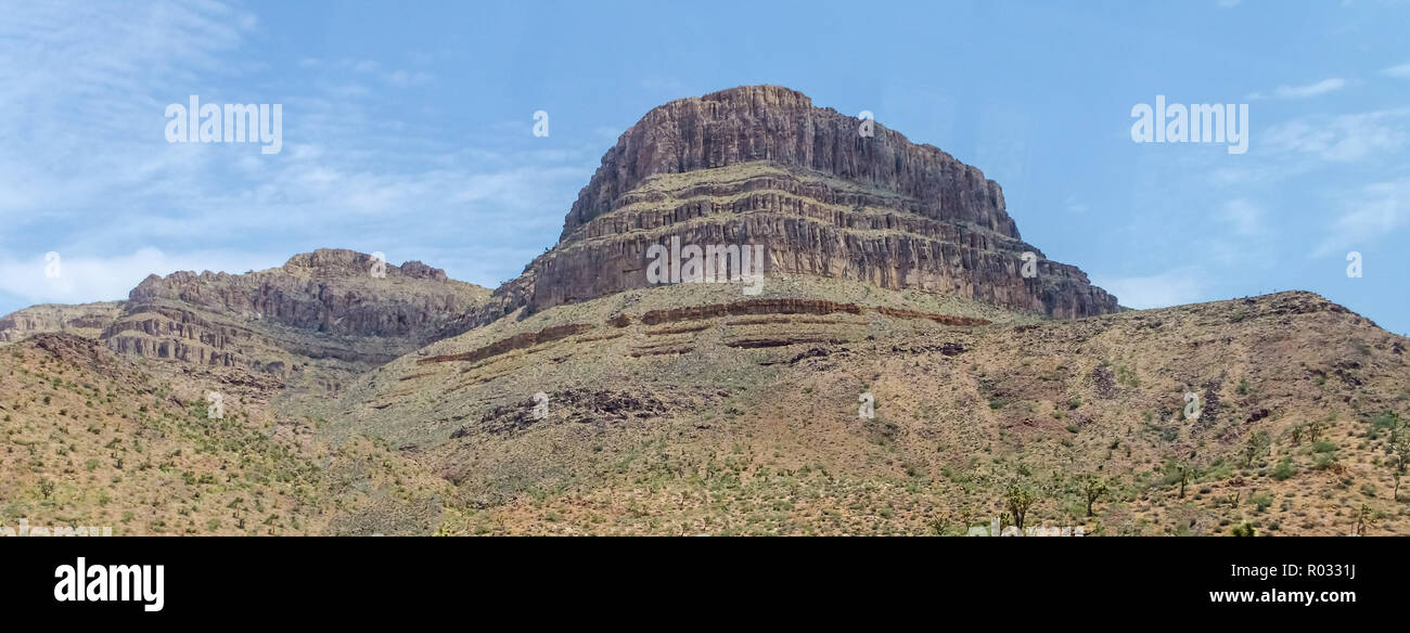 Spirit Mountain with joshua trees, Grand Canyon, Arizona, USA Stock ...