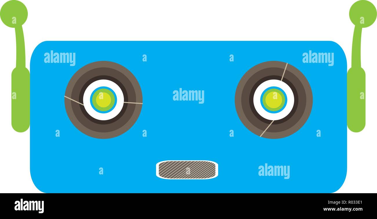 Robot toy head Stock Vector Image & Art - Alamy