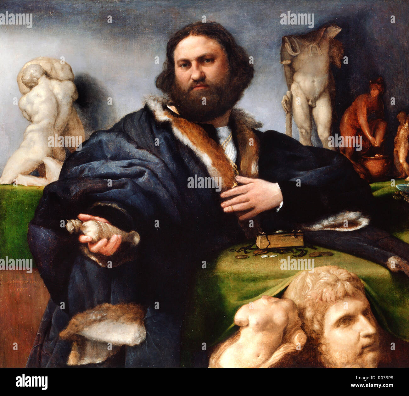 Lorenzo Lotto, Andrea Odoni 1488-1545, 1527 Oil on canvas, Royal ...
