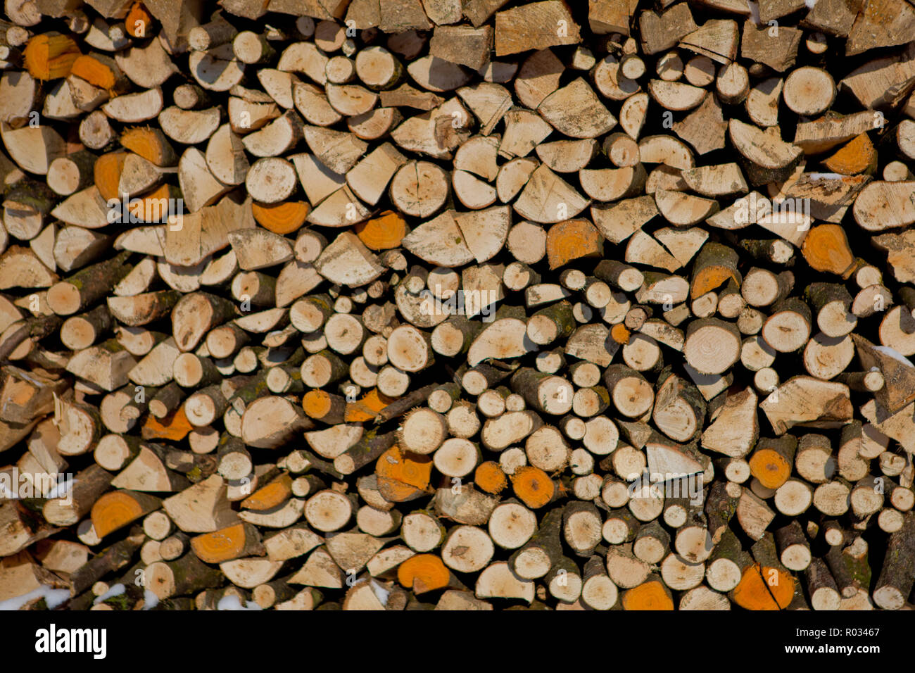 Firewood texture, after the sawing wood. Firewood texture Stock Photo ...