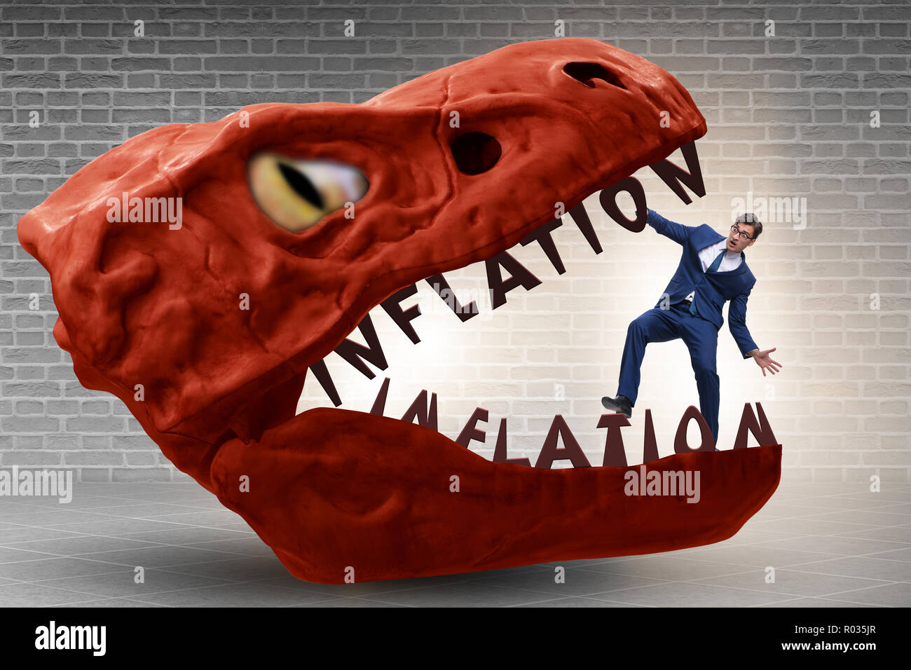Inflation monster hi-res stock photography and images - Alamy