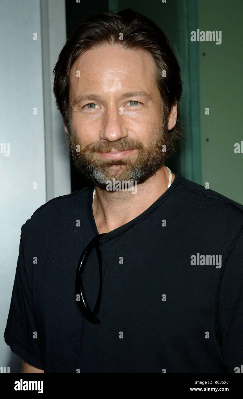David Duchovny arriving at the 40 Year-Old Virgin at the Arclight ...