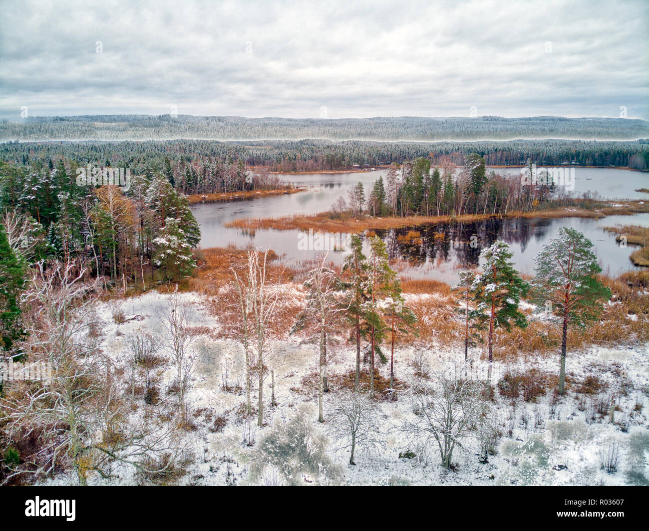 Partly covered by a fresh snowfall hi-res stock photography and images ...
