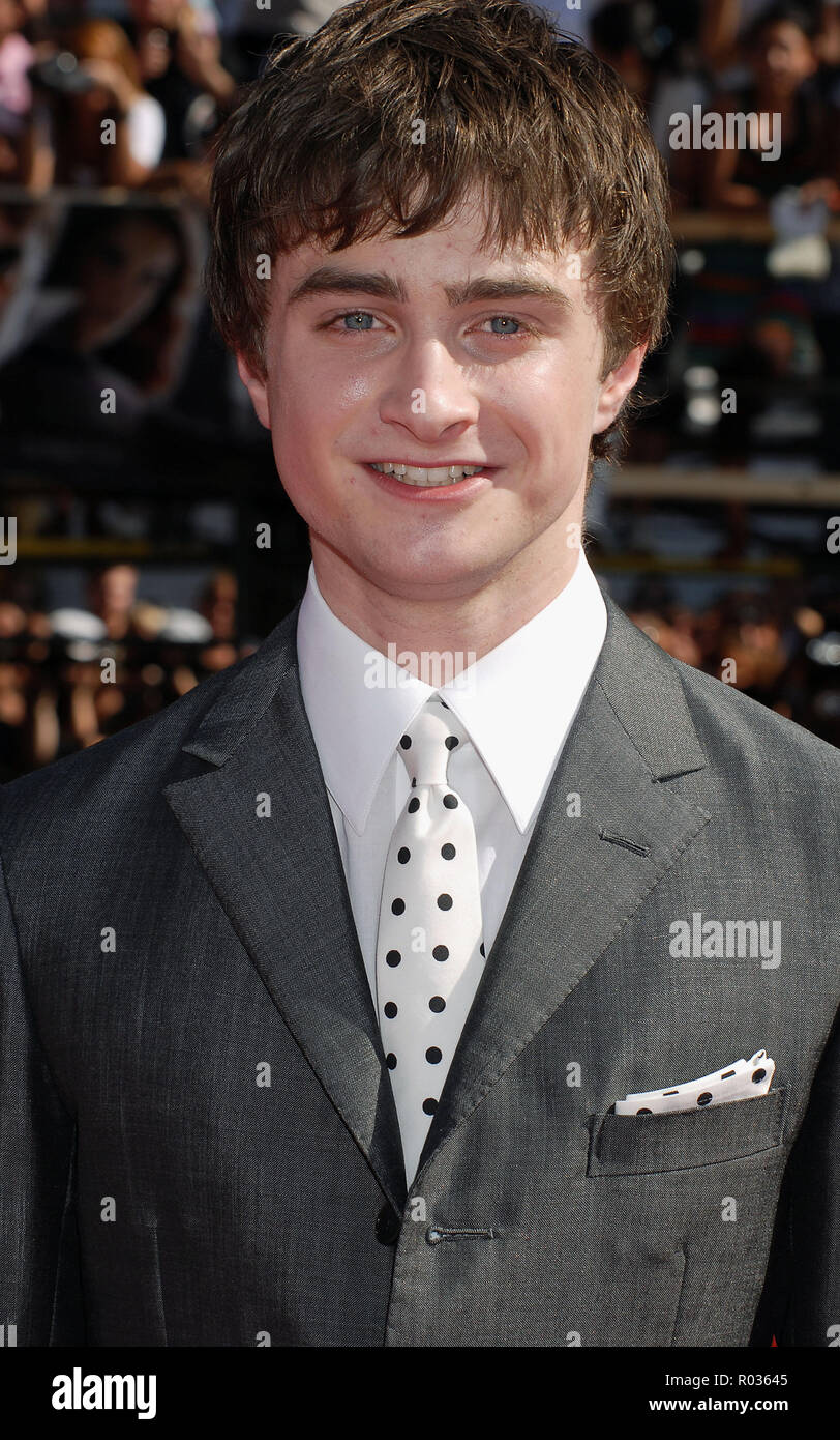 Daniel Radcliffe arriving at the HARRY POTTER and the Order of the ...