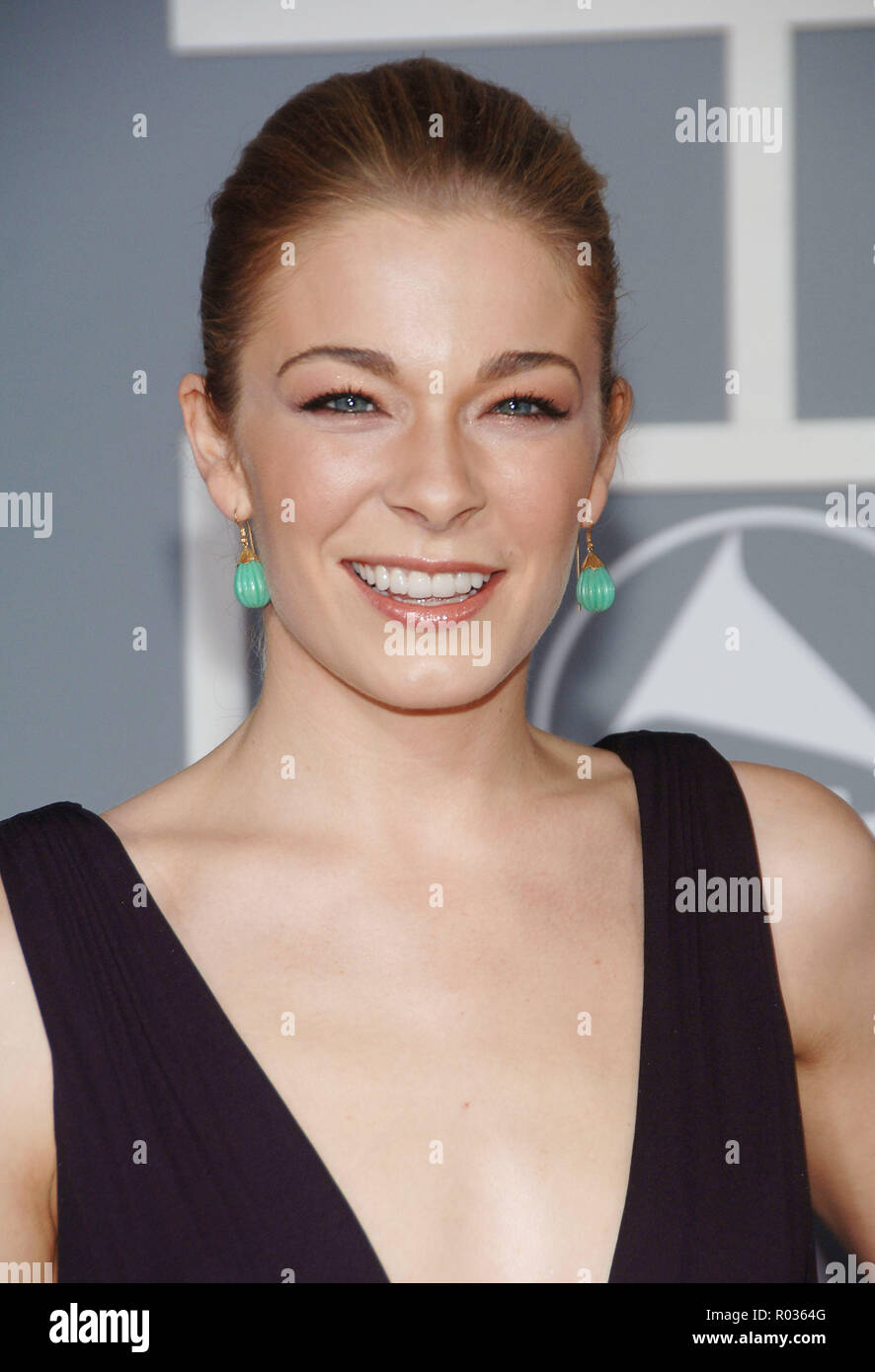 Leann Rimes arriving at the 49th Annual Grammy's at the Staples Center in Los Angeles. February ...