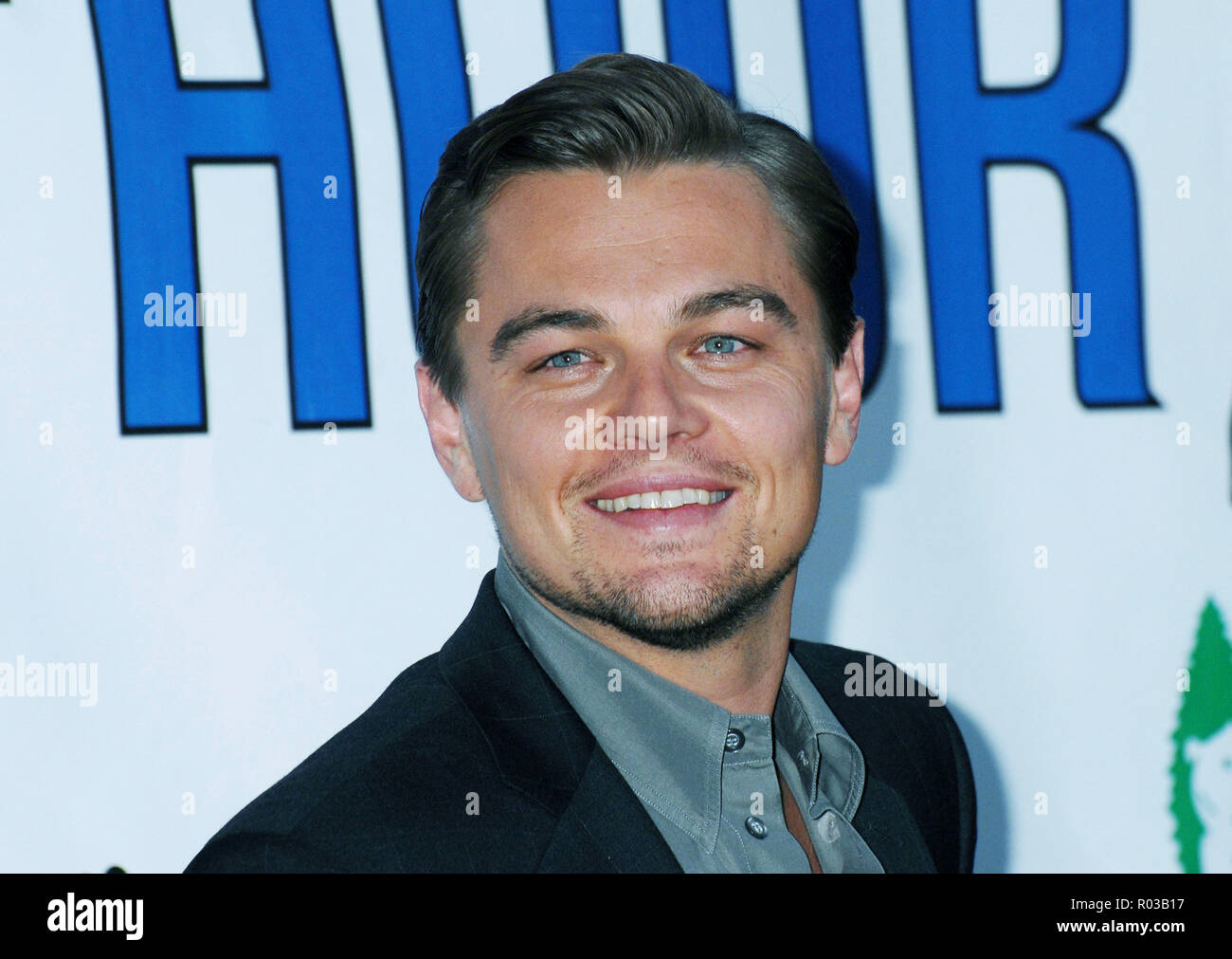 Leonardo DiCaprio arriving at The 11th Hour Premiere at the Arclight ...