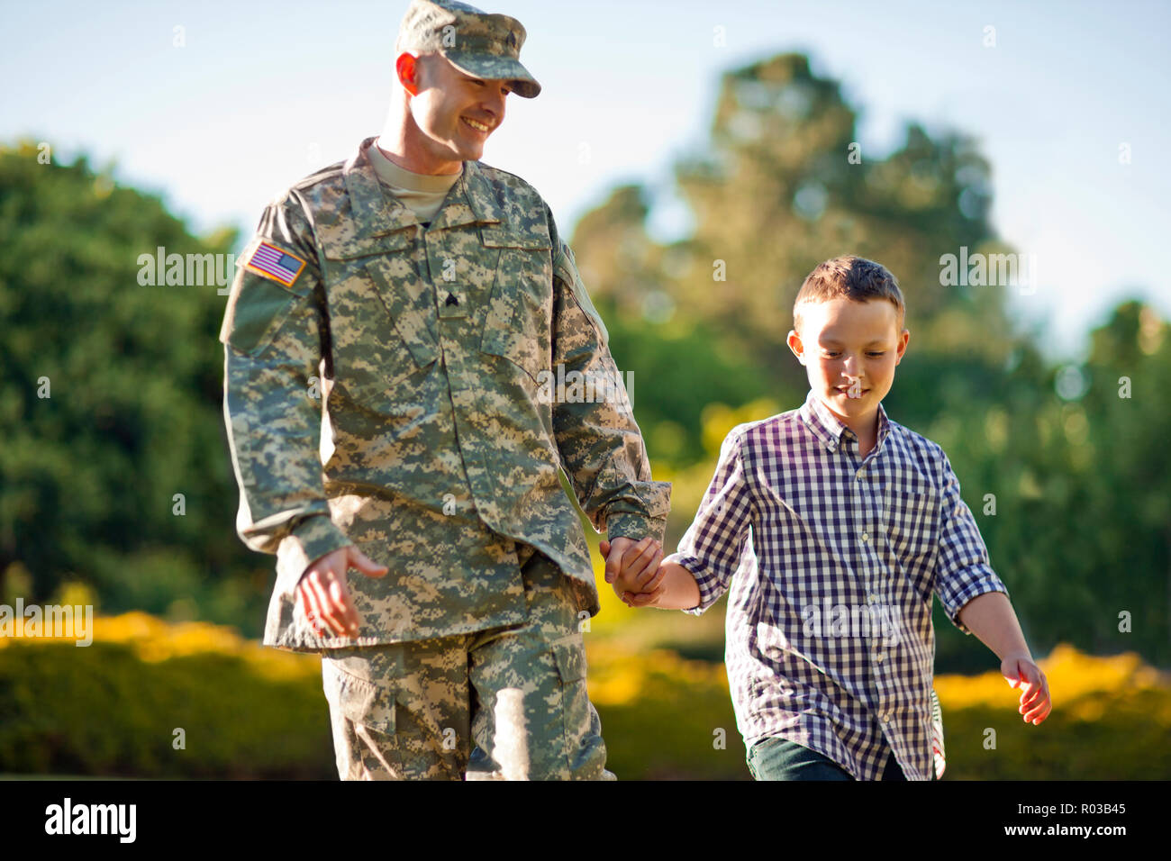 Hero images holding hands hi-res stock photography and images - Alamy