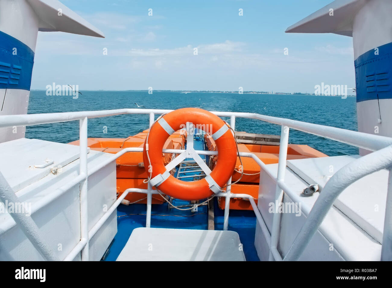 Deck of motor ship hi-res stock photography and images - Alamy