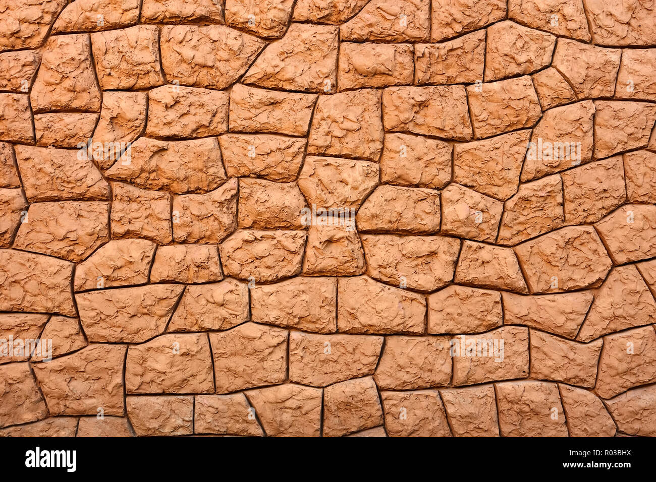 Detail of decorative sticky wall as a texture Stock Photo - Alamy