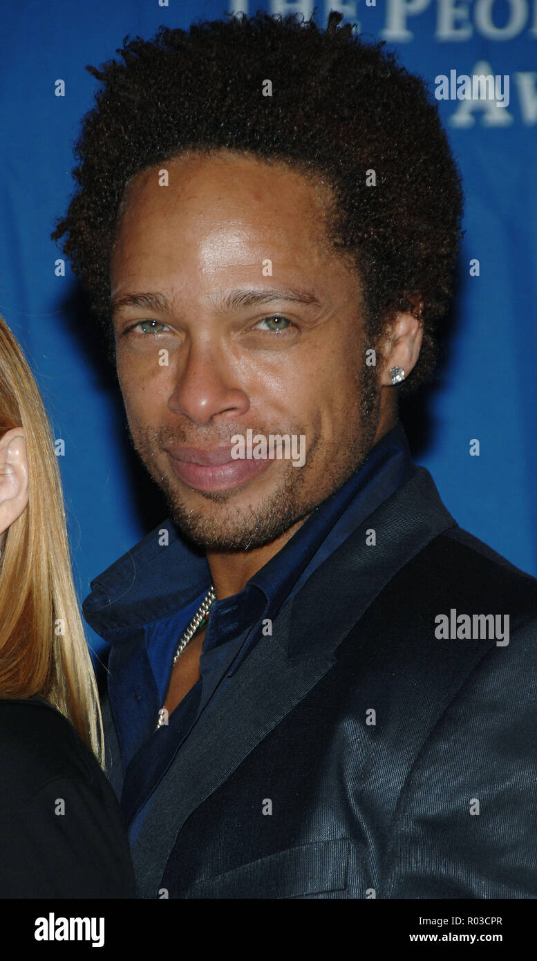 Gary Dourdan backstage at the 32nd People Choice Awards at the Shrine ...
