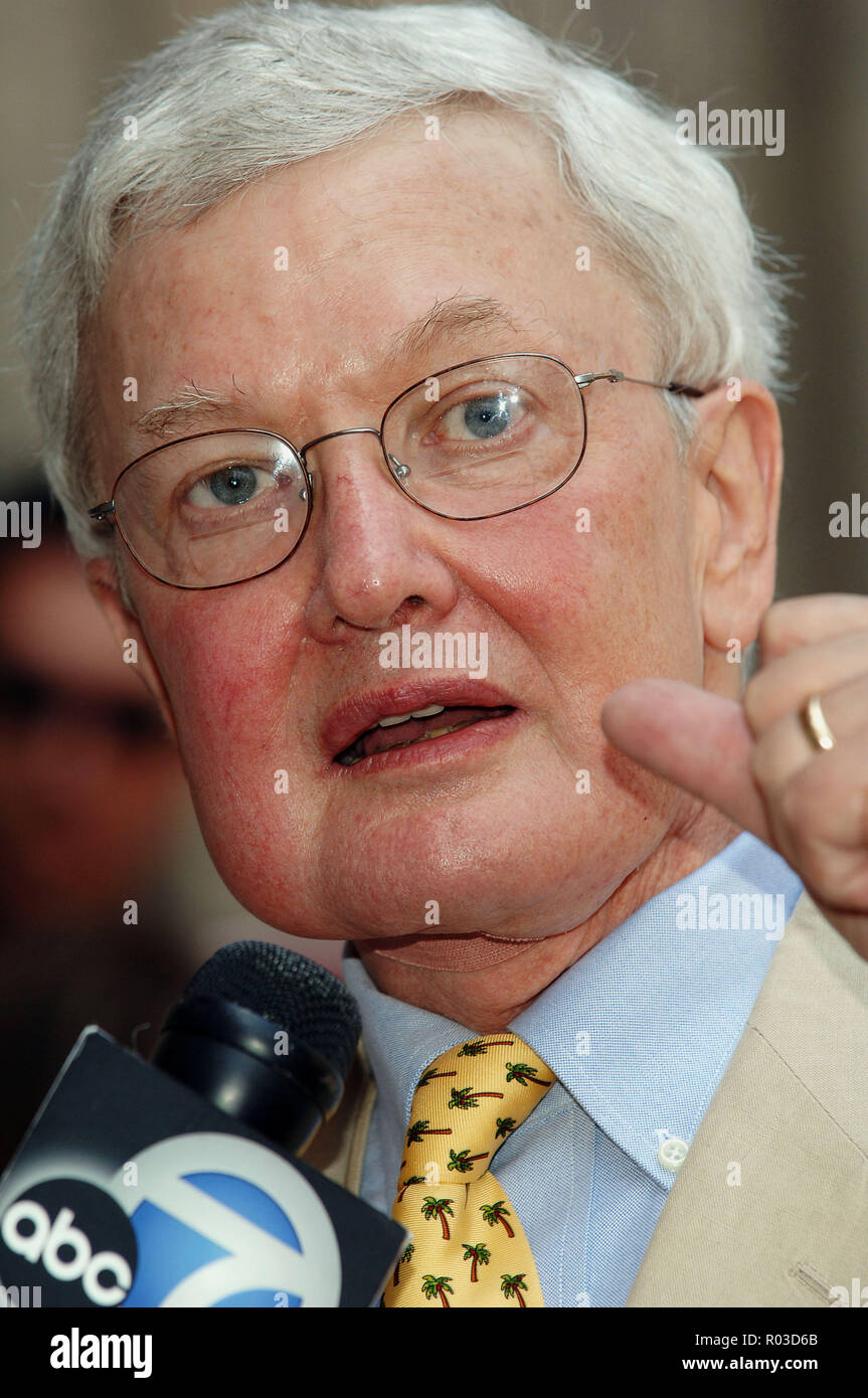 Roger Ebert ( from Ebert and Roeper Film Critic show) received the ...