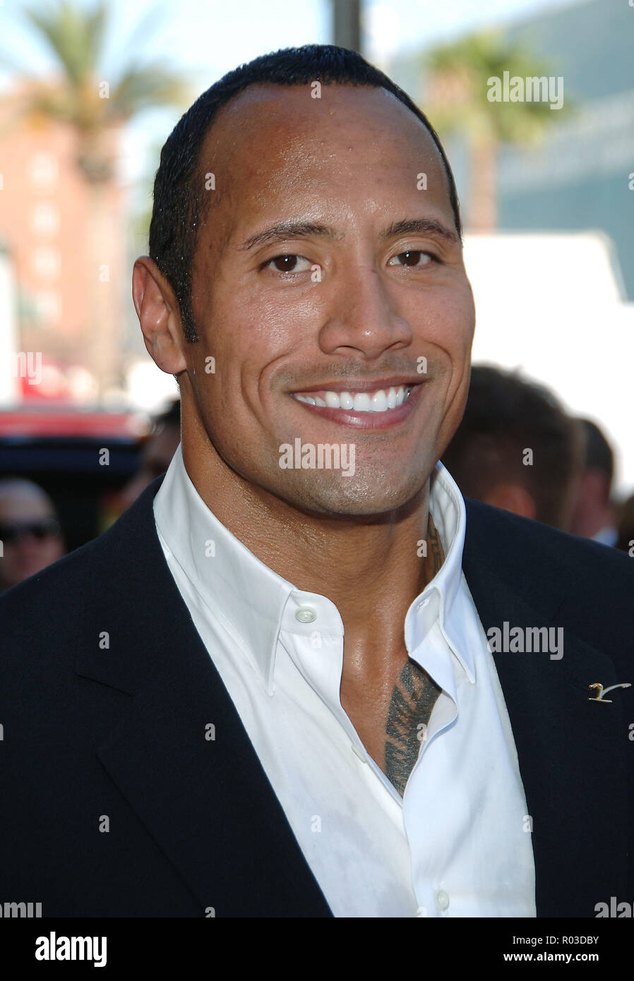 Dwayne Johnson - The Rock - arriving at the ESPY Awards at the Kodak ...