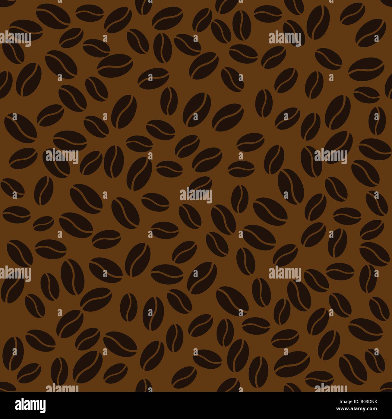 Abstract coffee beans pattern brown background Stock Vector Image & Art ...