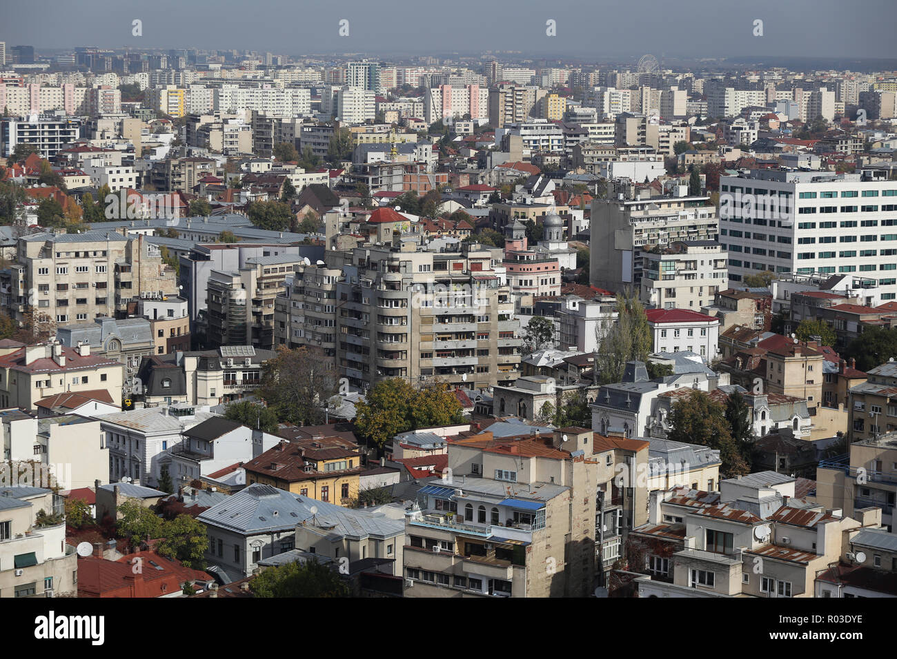 Aerial view of bucharest architecture hi-res stock photography and ...