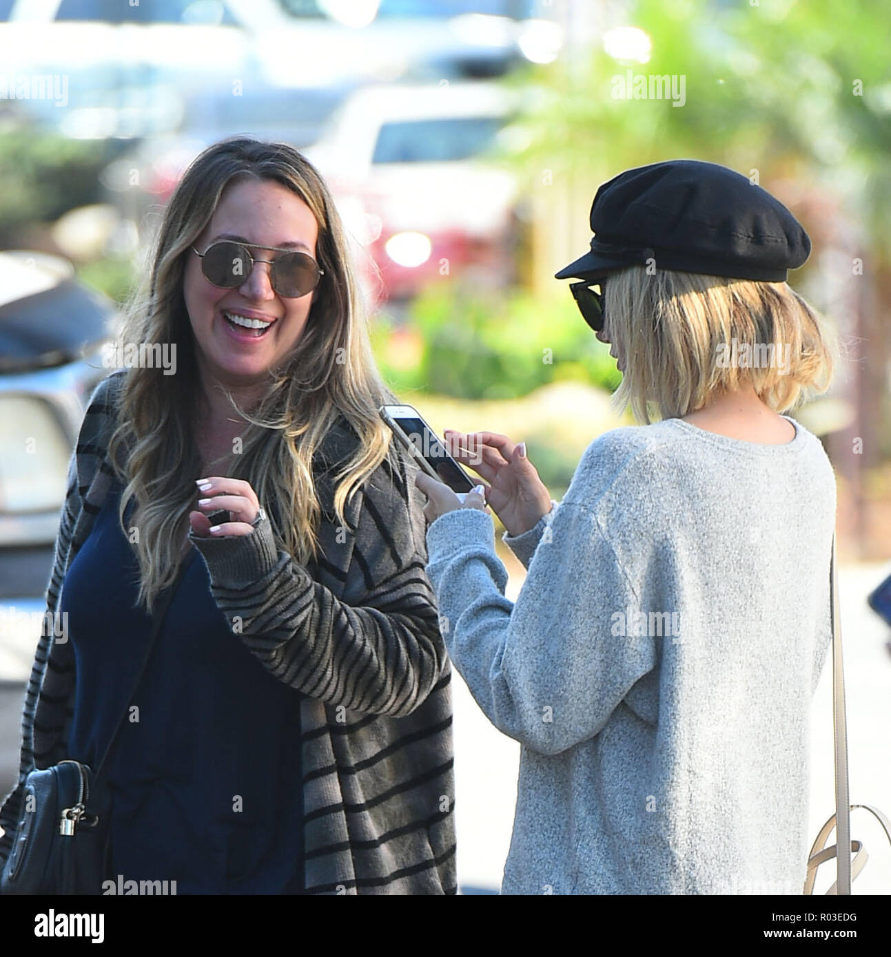 Ashley Tisdale goes to the farmers market with Haylie Duff and her ...