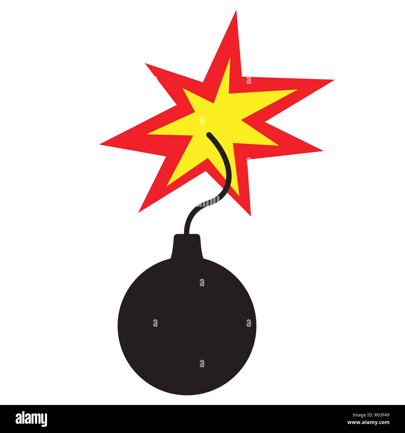 Cartoon bomb symbol hi-res stock photography and images - Alamy