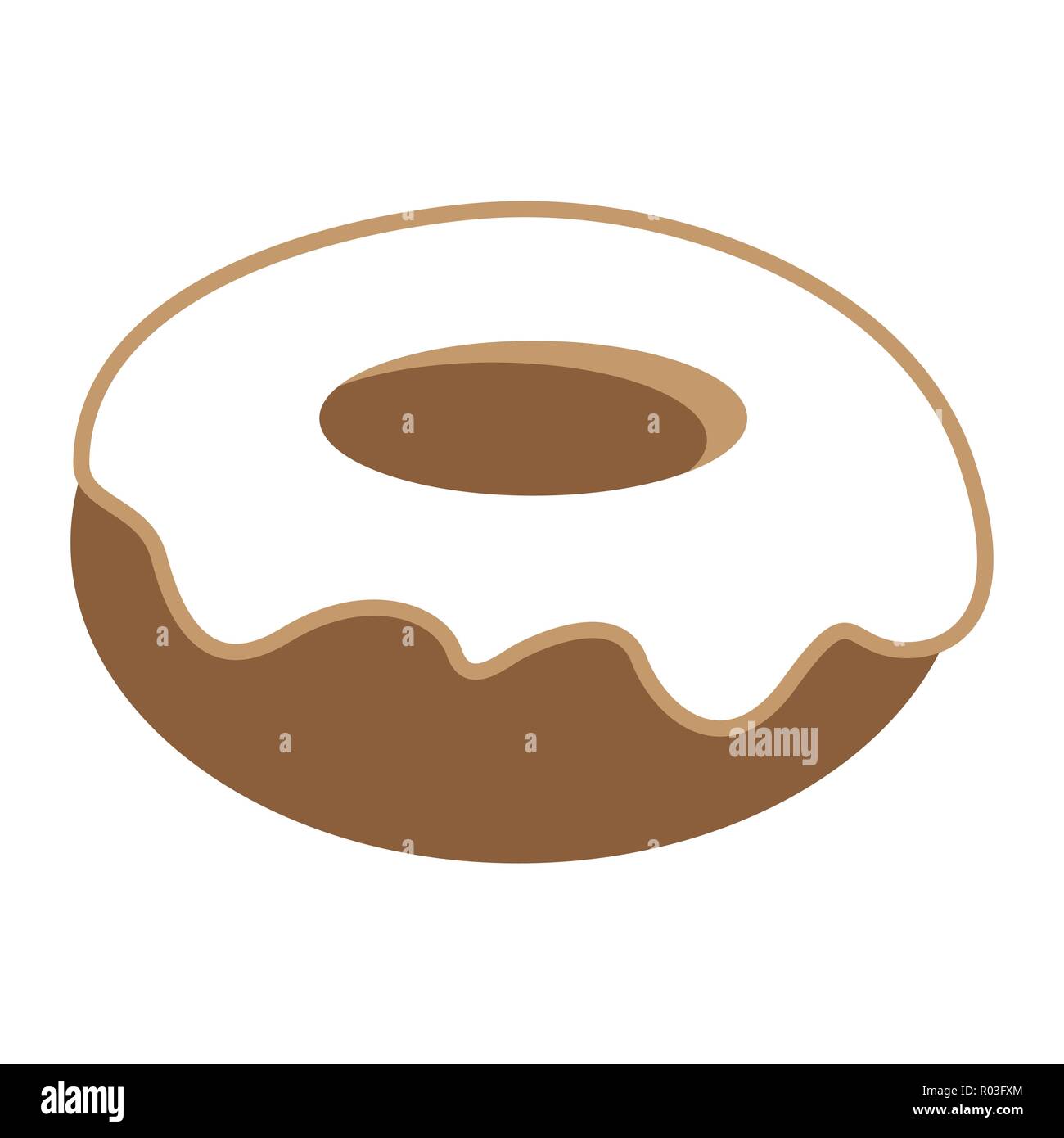 Delicious sweet dessert white Stock Vector Images - Alamy