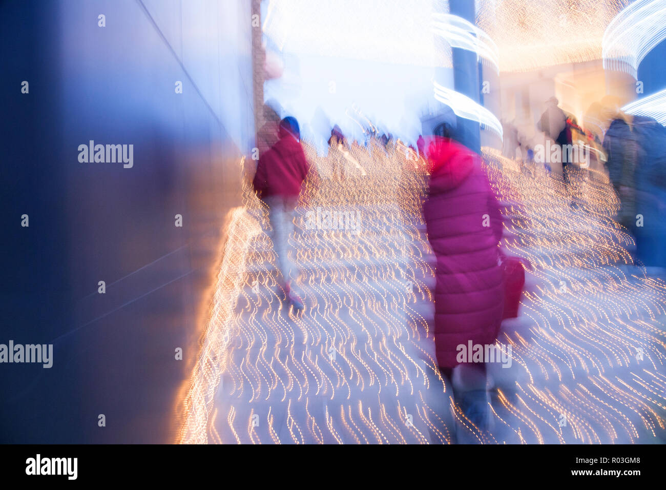 Blurred human figure hi-res stock photography and images - Alamy