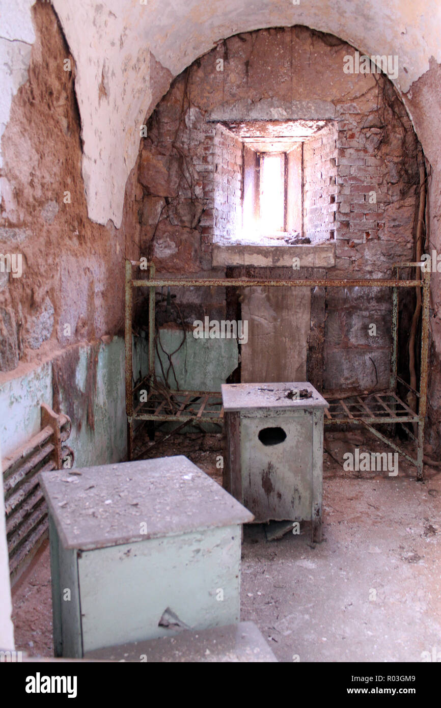 Interior of the historic Pennsylvania State Penitentiary, Philadelphia ...