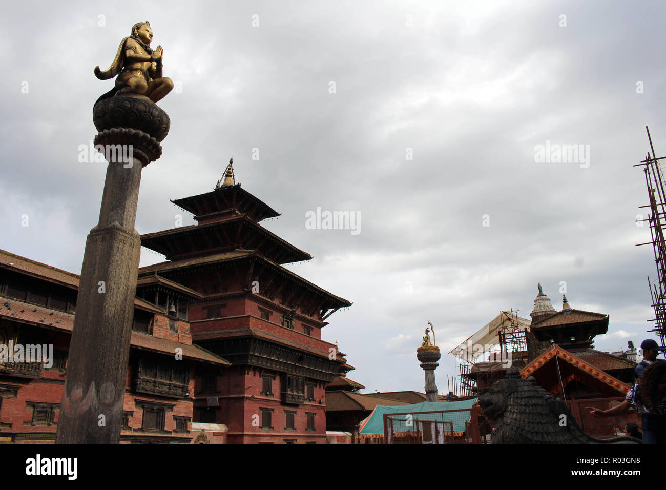 The Khrisna Mandir Temple of Patan Durbar Square. Taken in Nepal ...