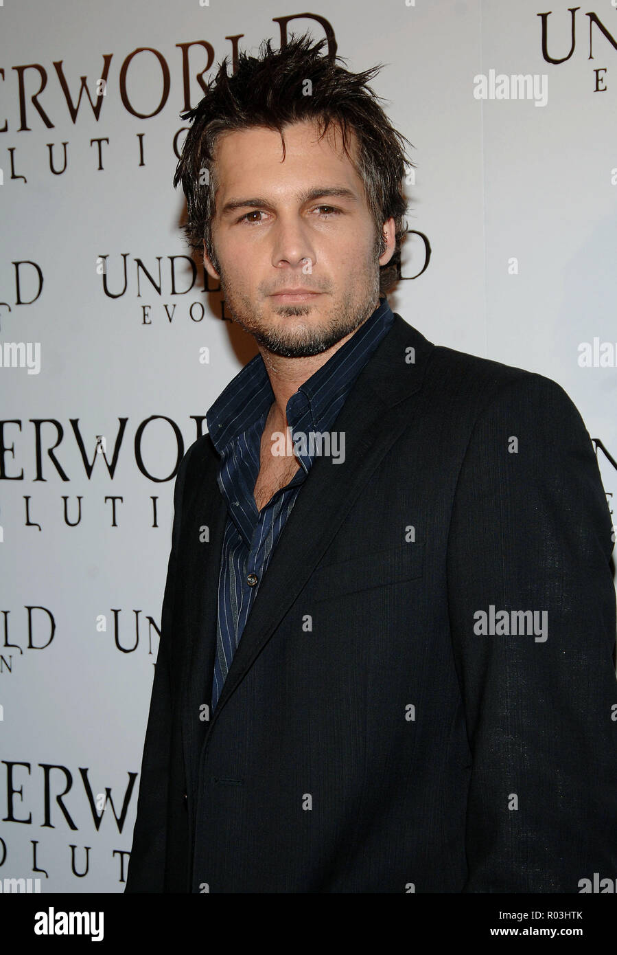The director Len Wiseman arriving at the UNDERWORLD EVOLUTION Premiere ...