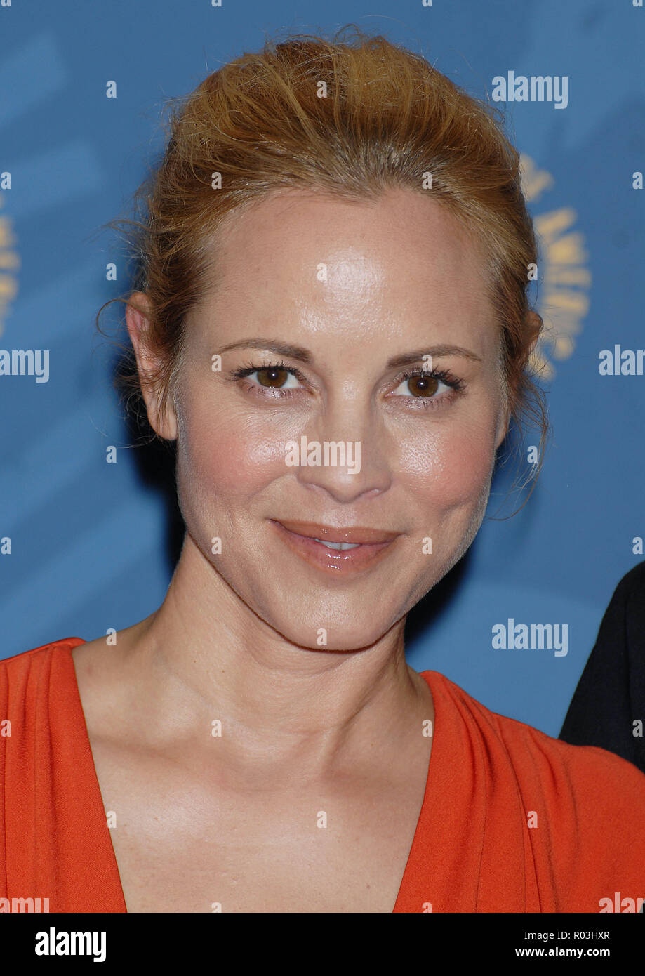Maria Bello backstage at the 58th Director Guild Awards at the Hyatt ...