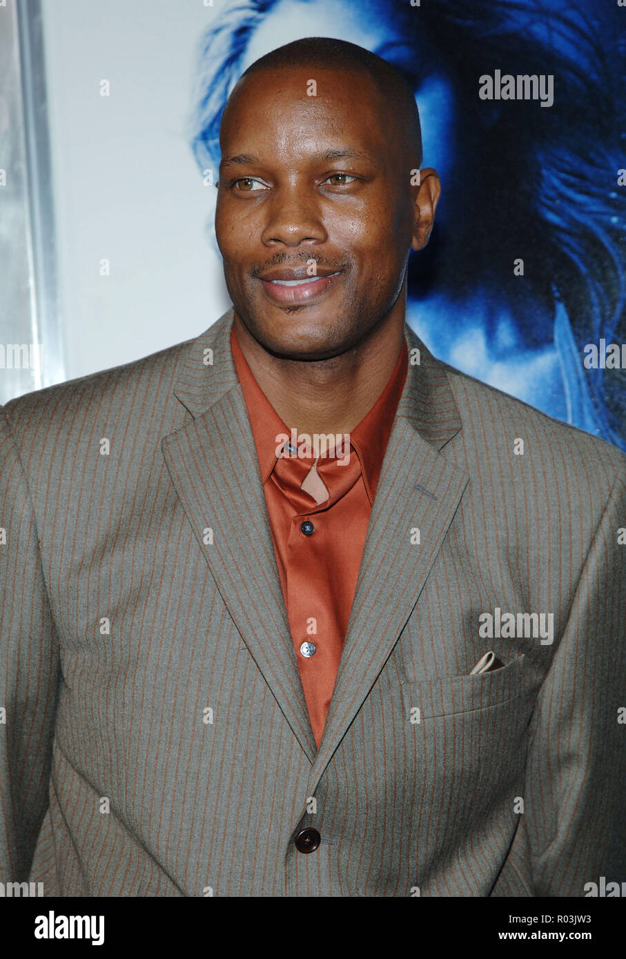 Dwayne Adaway arriving at the INTO THE BLUE Premiere at the Westwood ...