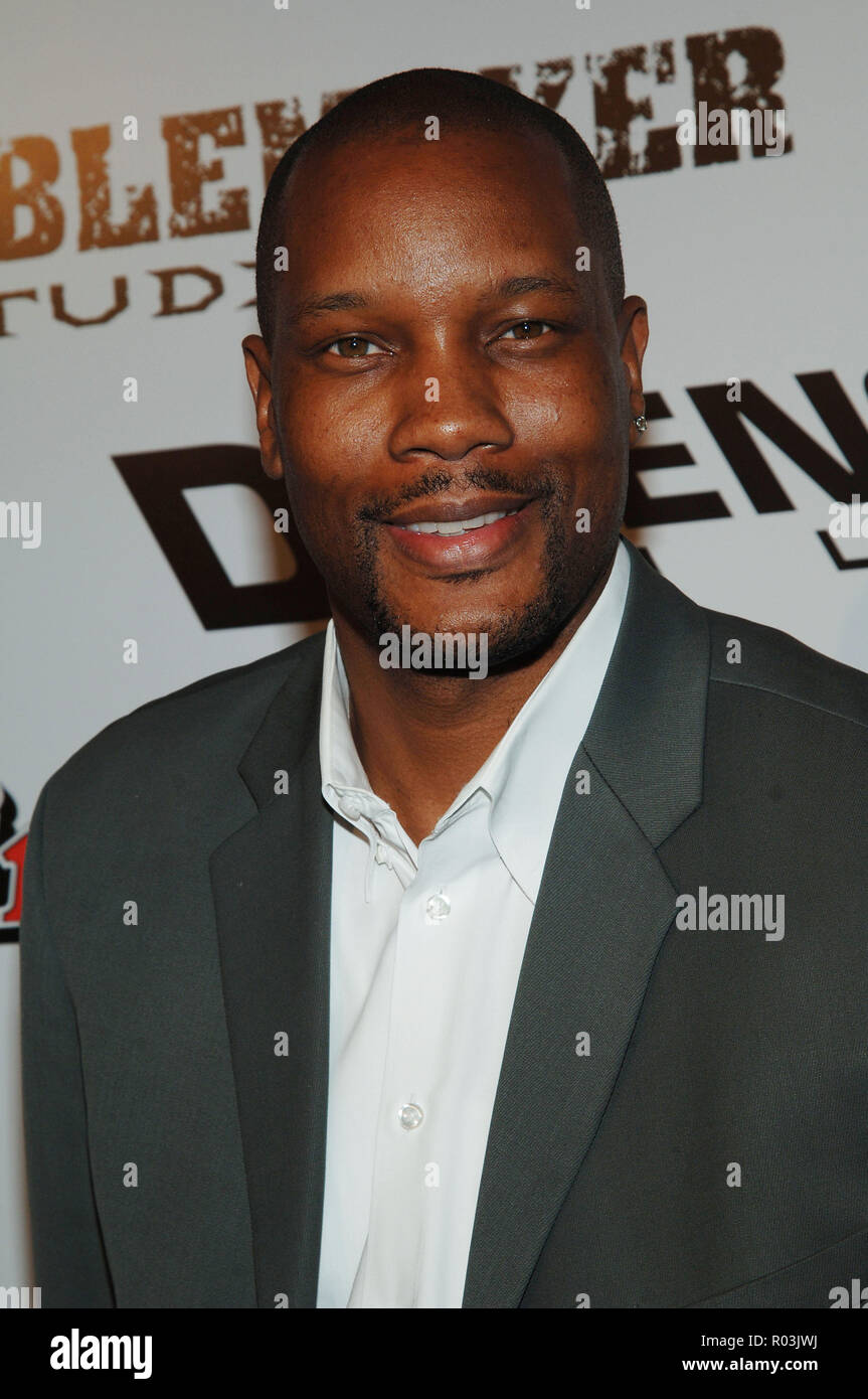 Dwayne Adway arriving at the Sin City Premiere at the National Mann ...