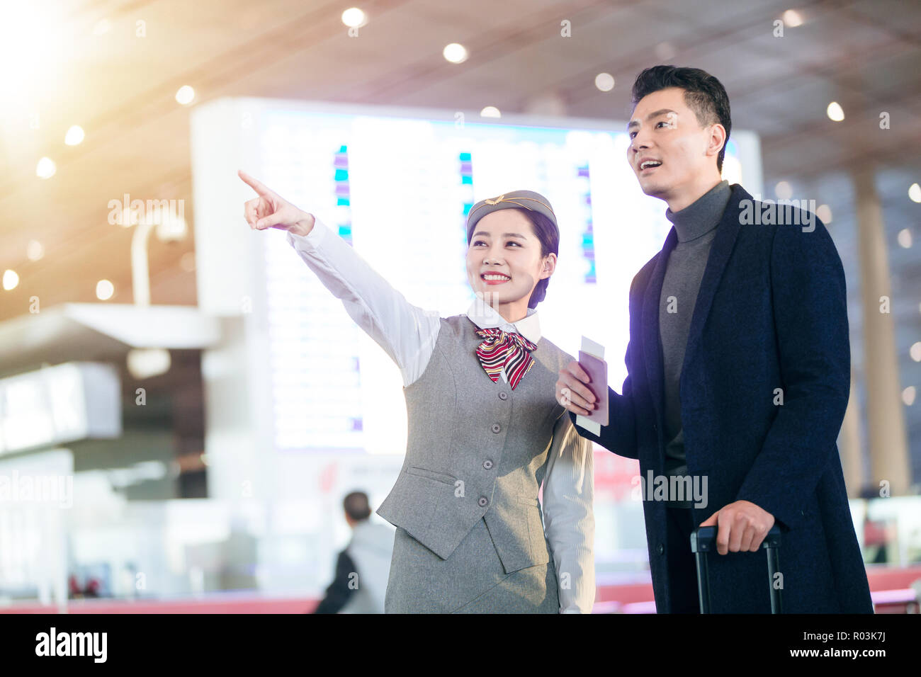 Cabin crew airport hi-res stock photography and images - Alamy