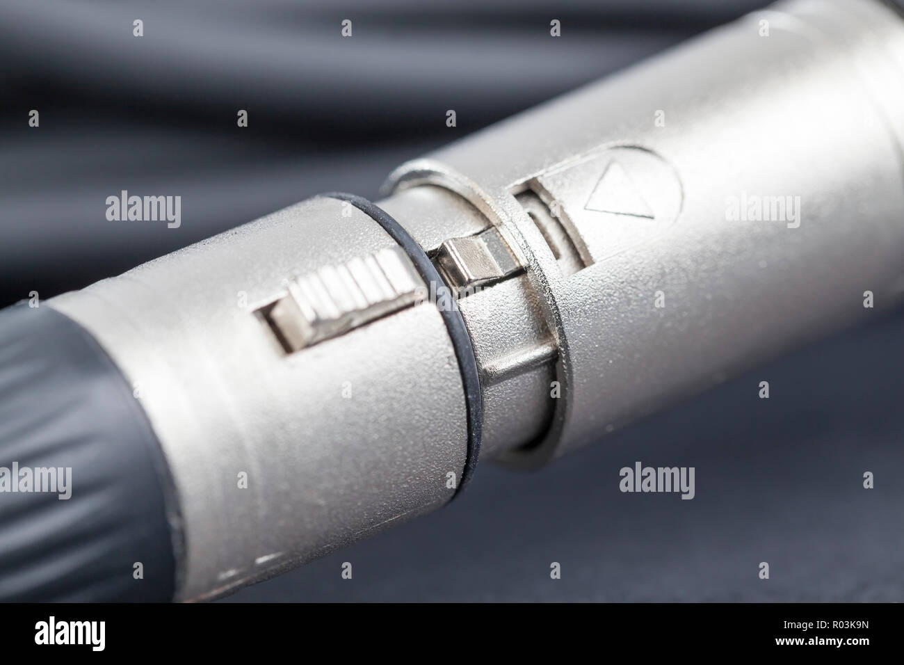 Closeup of the wire fastening system for electronic musical instruments ...