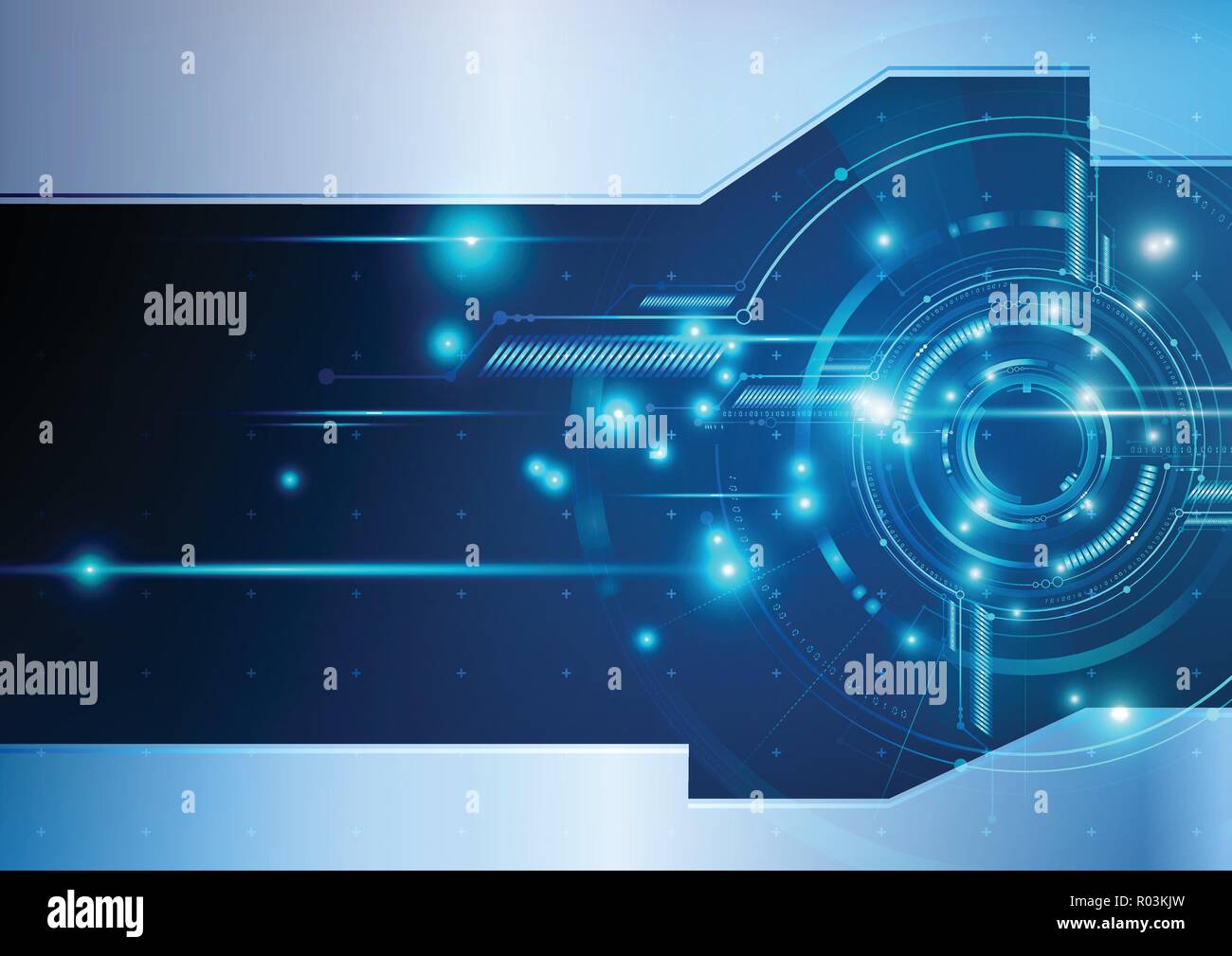 Abstract technological future interface template vector design Stock ...