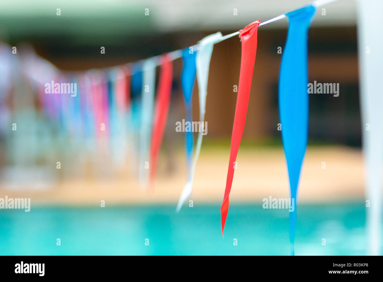 Swimming pool flags hi-res stock photography and images - Alamy